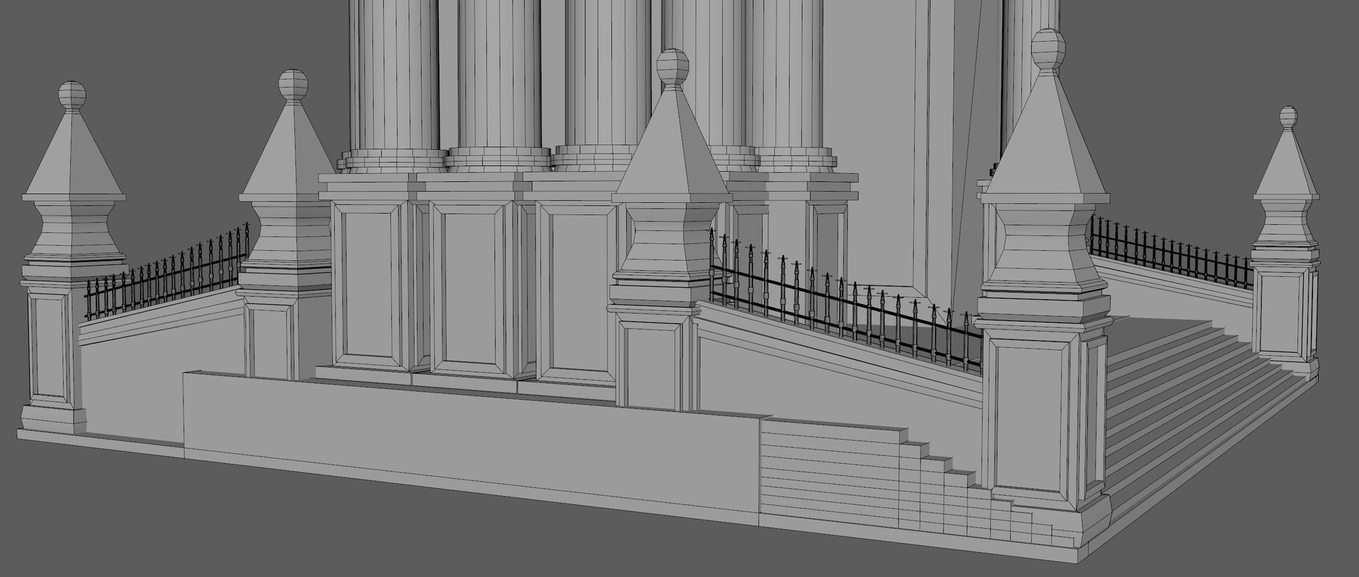 3D Structure Pilar Model - TurboSquid 1208647