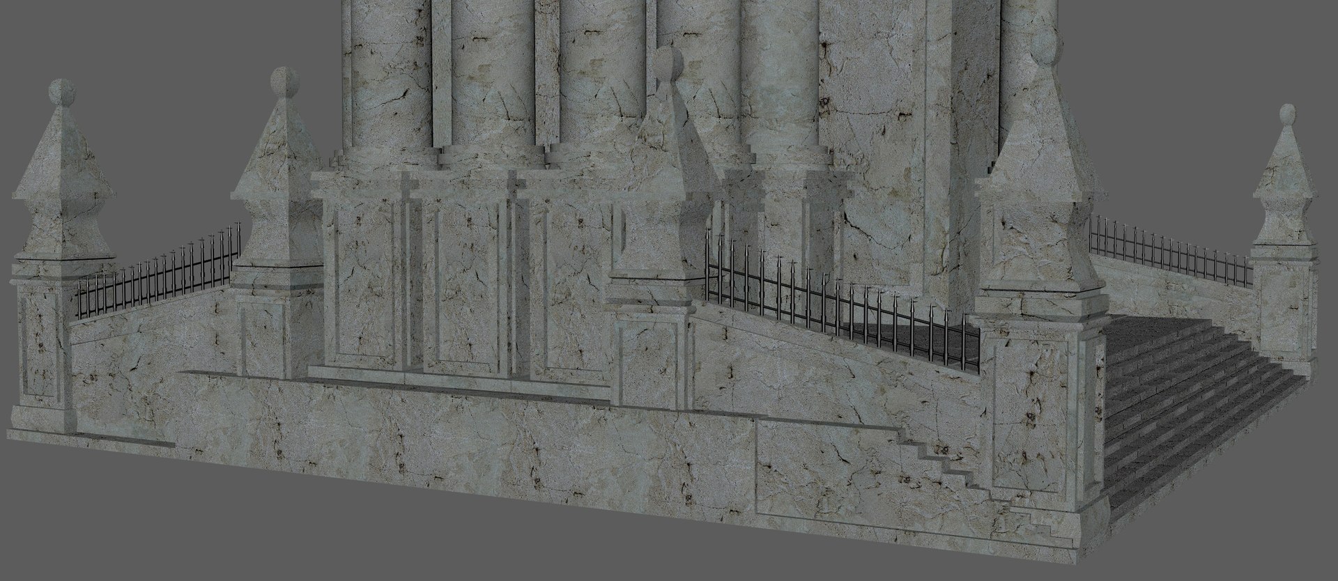 3D Structure Pilar Model - TurboSquid 1208647