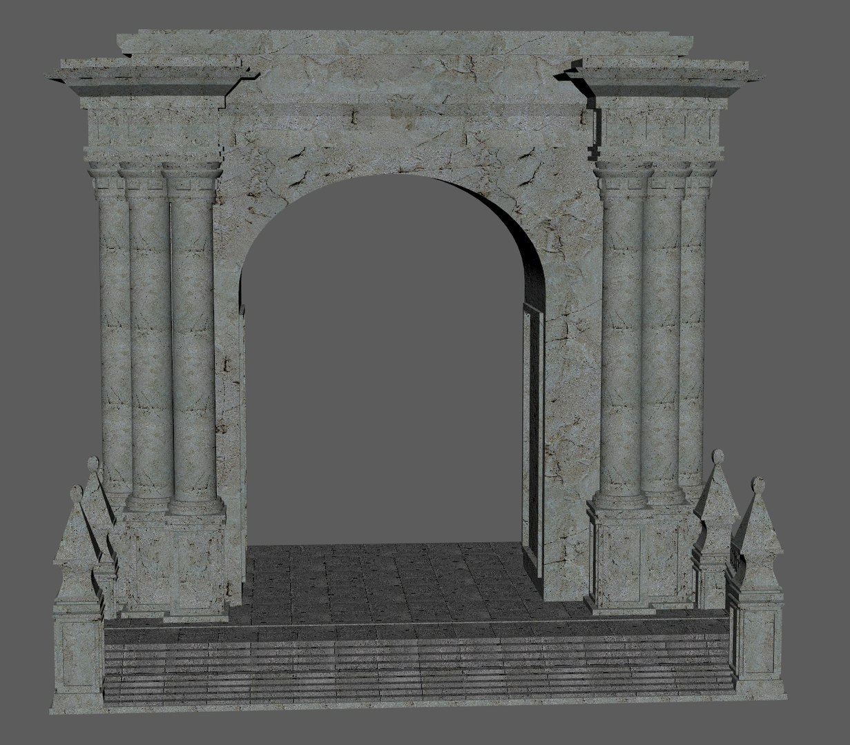 3D Structure Pilar Model - TurboSquid 1208647