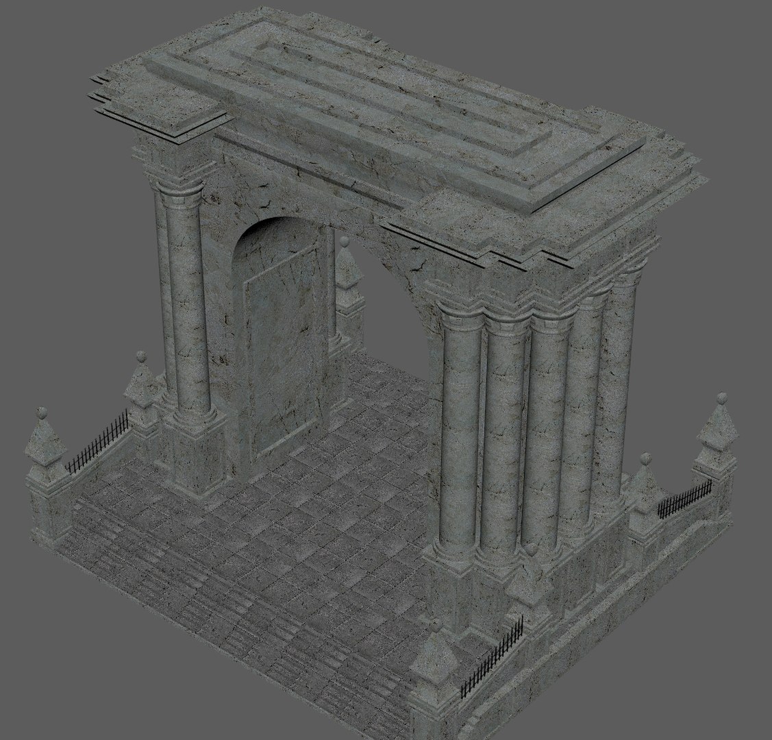 3D Structure Pilar Model - TurboSquid 1208647