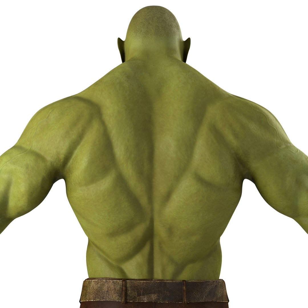 green orc 3d max