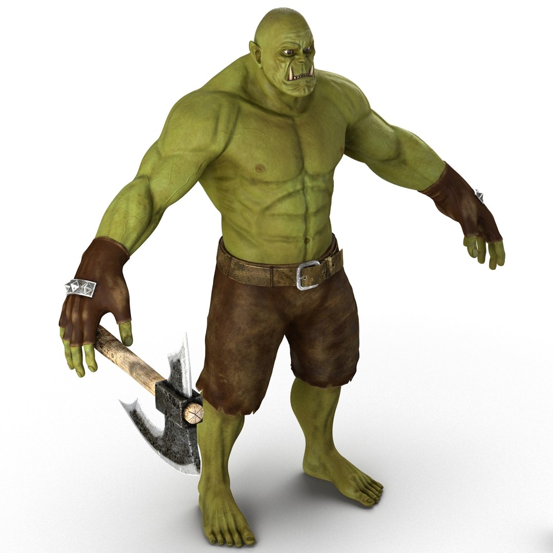 green orc 3d max