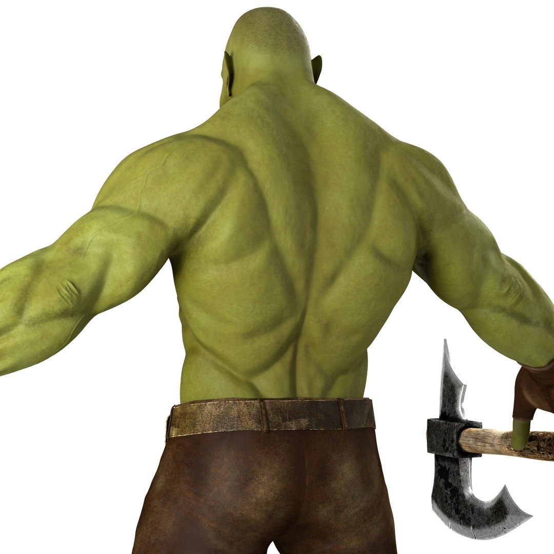 green orc 3d max