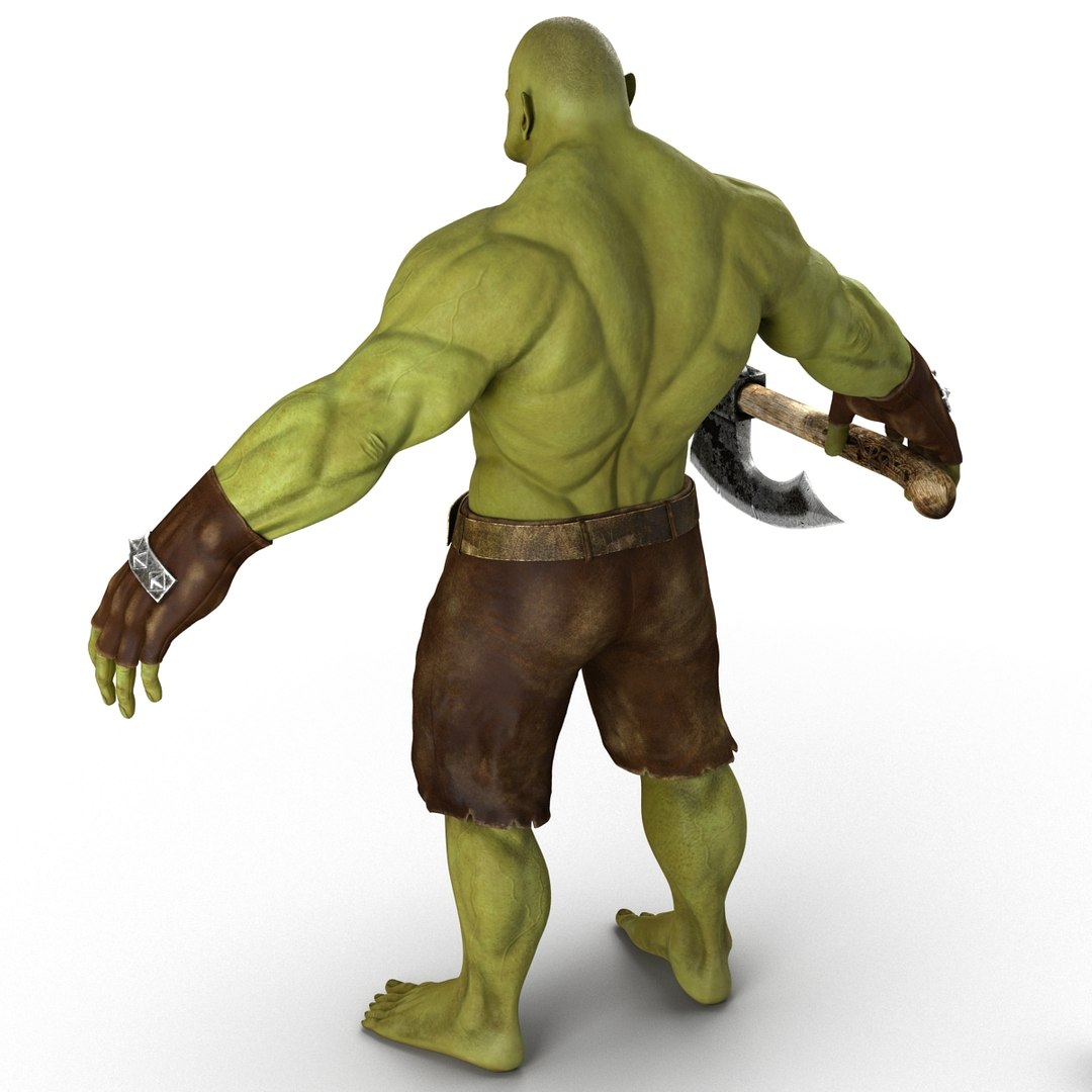 Green Orc 3d Max
