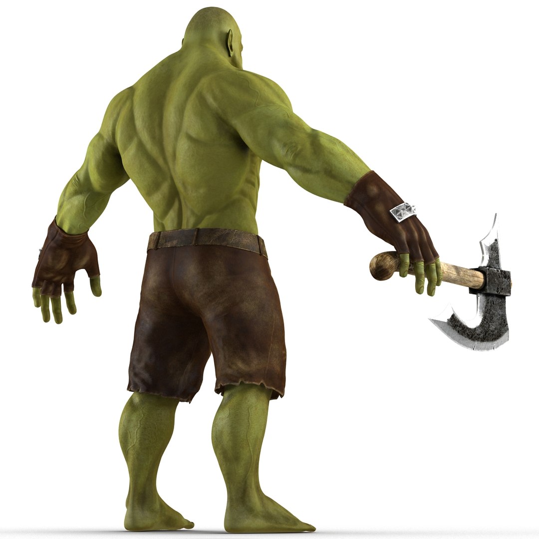 green orc 3d max
