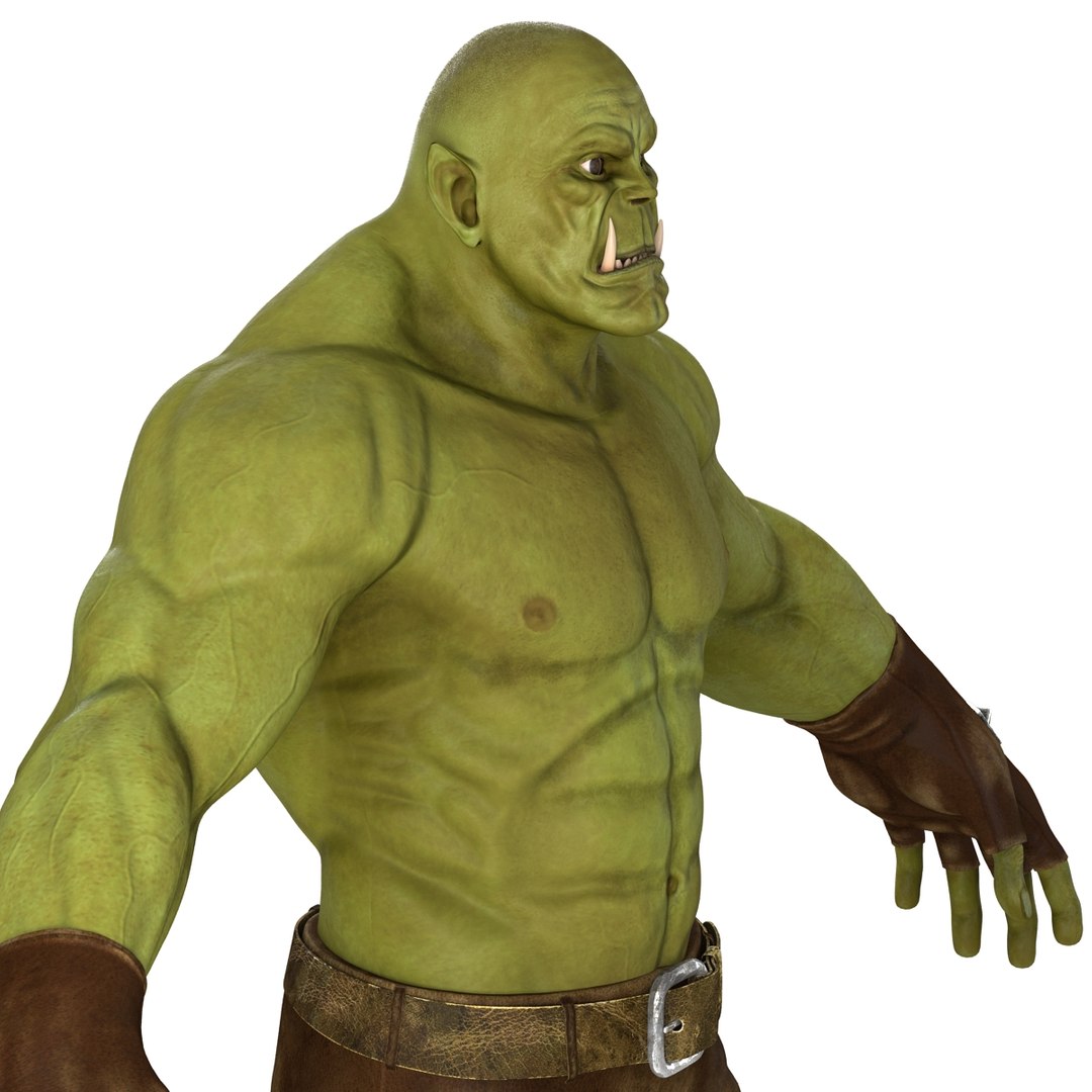 green orc 3d max