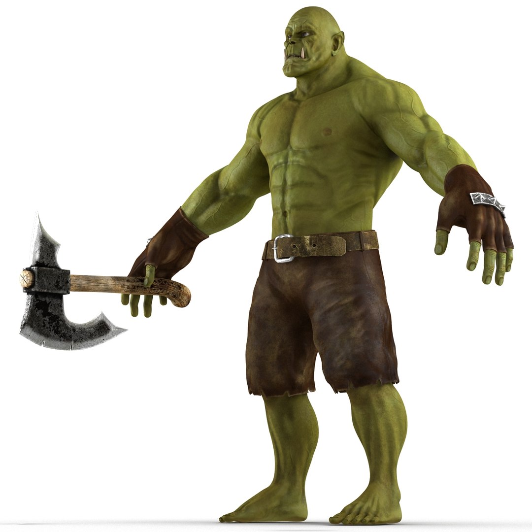 green orc 3d max