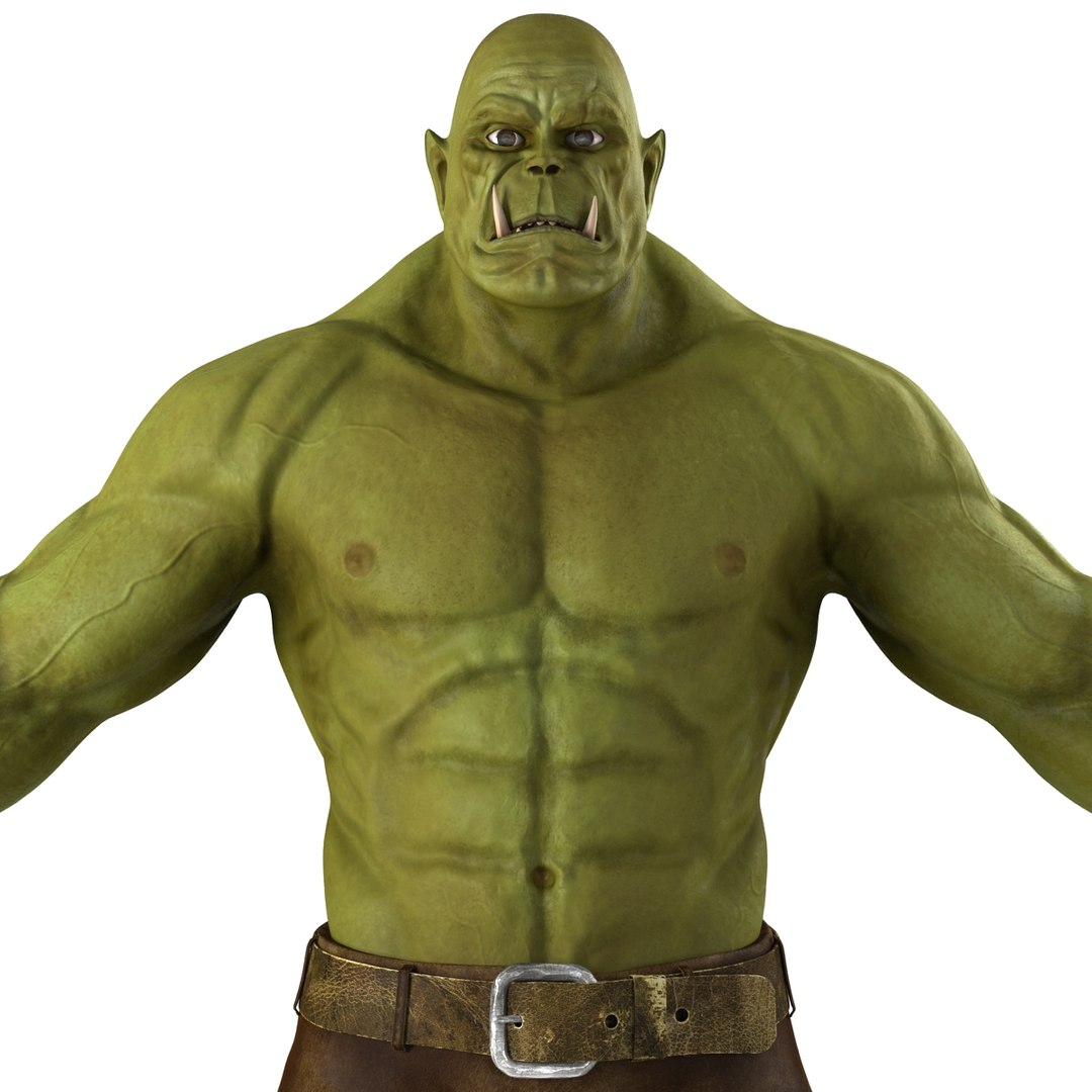 green orc 3d max