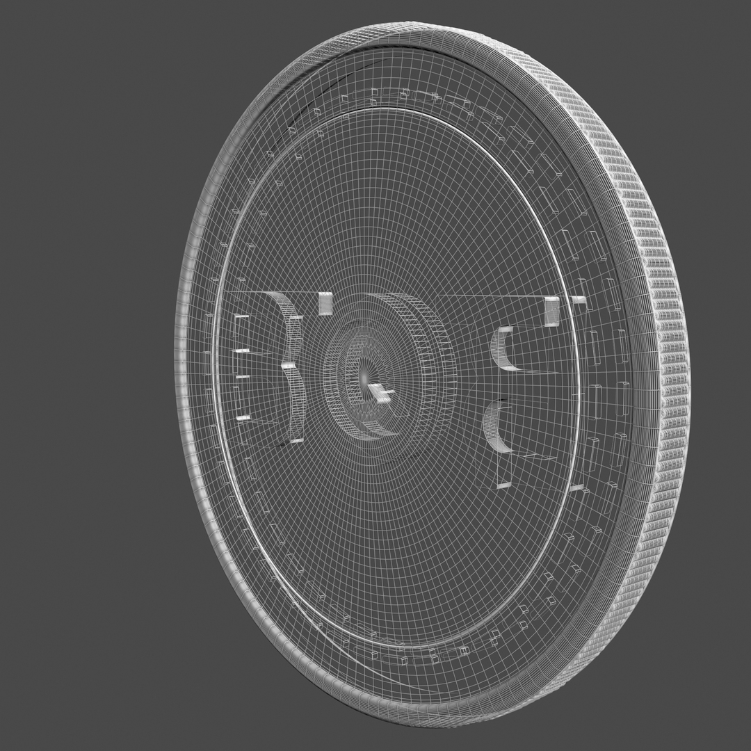 3D BQT Cryptocurrency Gold Coin - TurboSquid 1783480