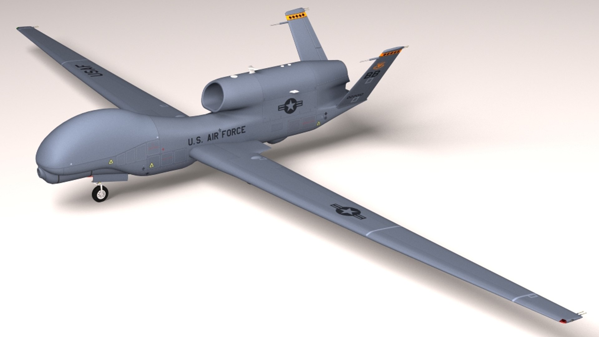 Rq-4a Global Hawk Uav 3d Model