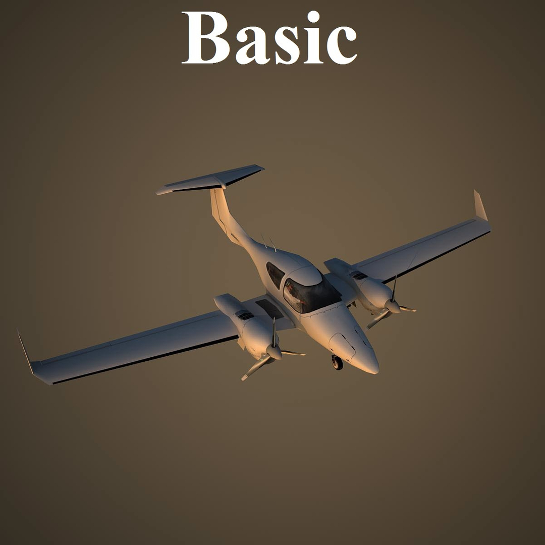 Diamond Da42 3d Model