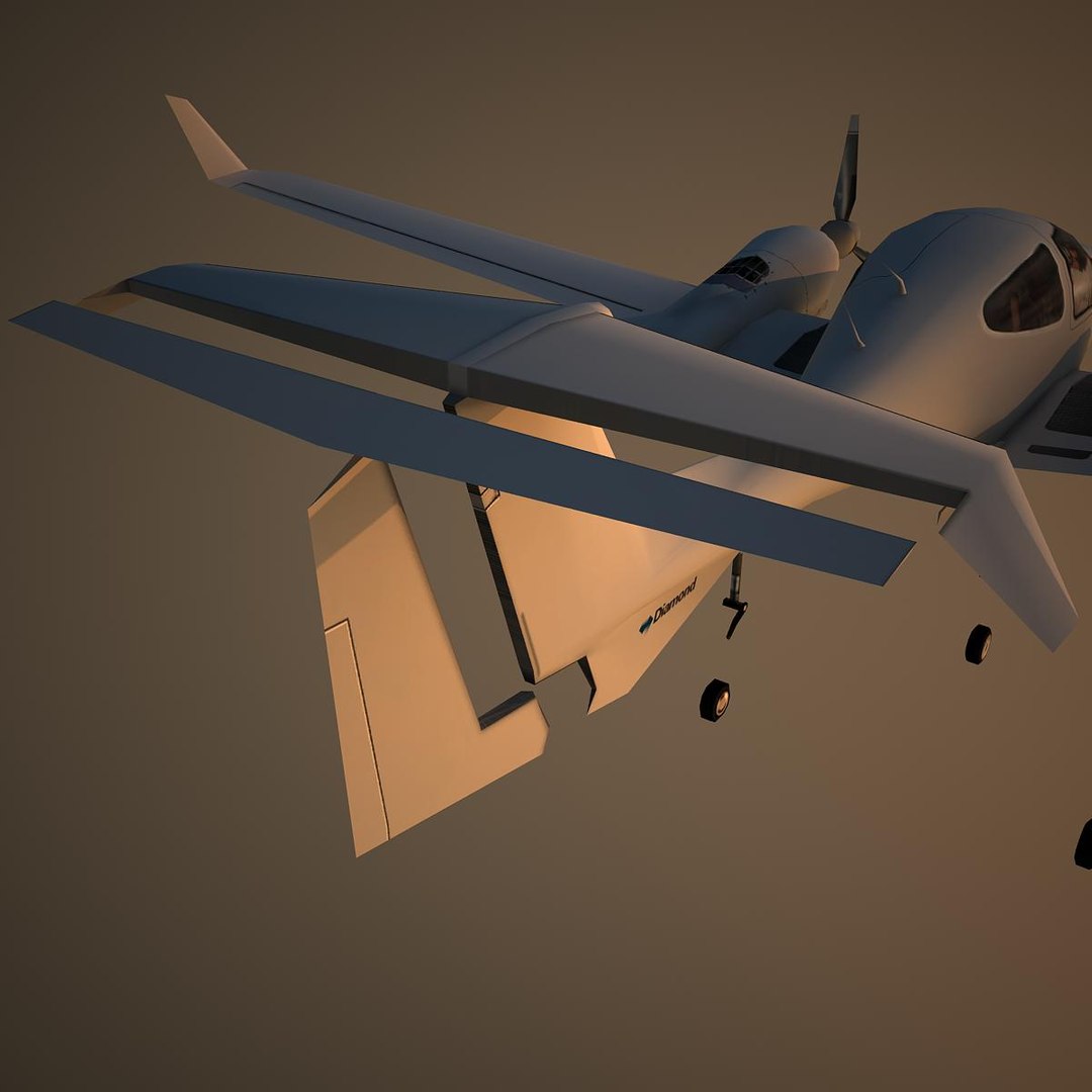 Diamond Da42 3d Model