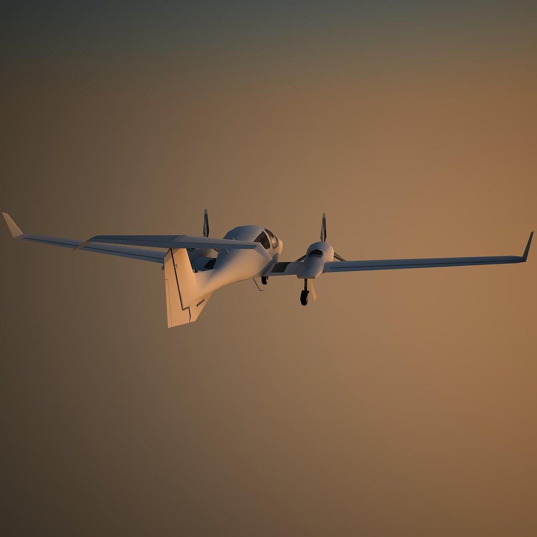 Diamond Da42 3d Model