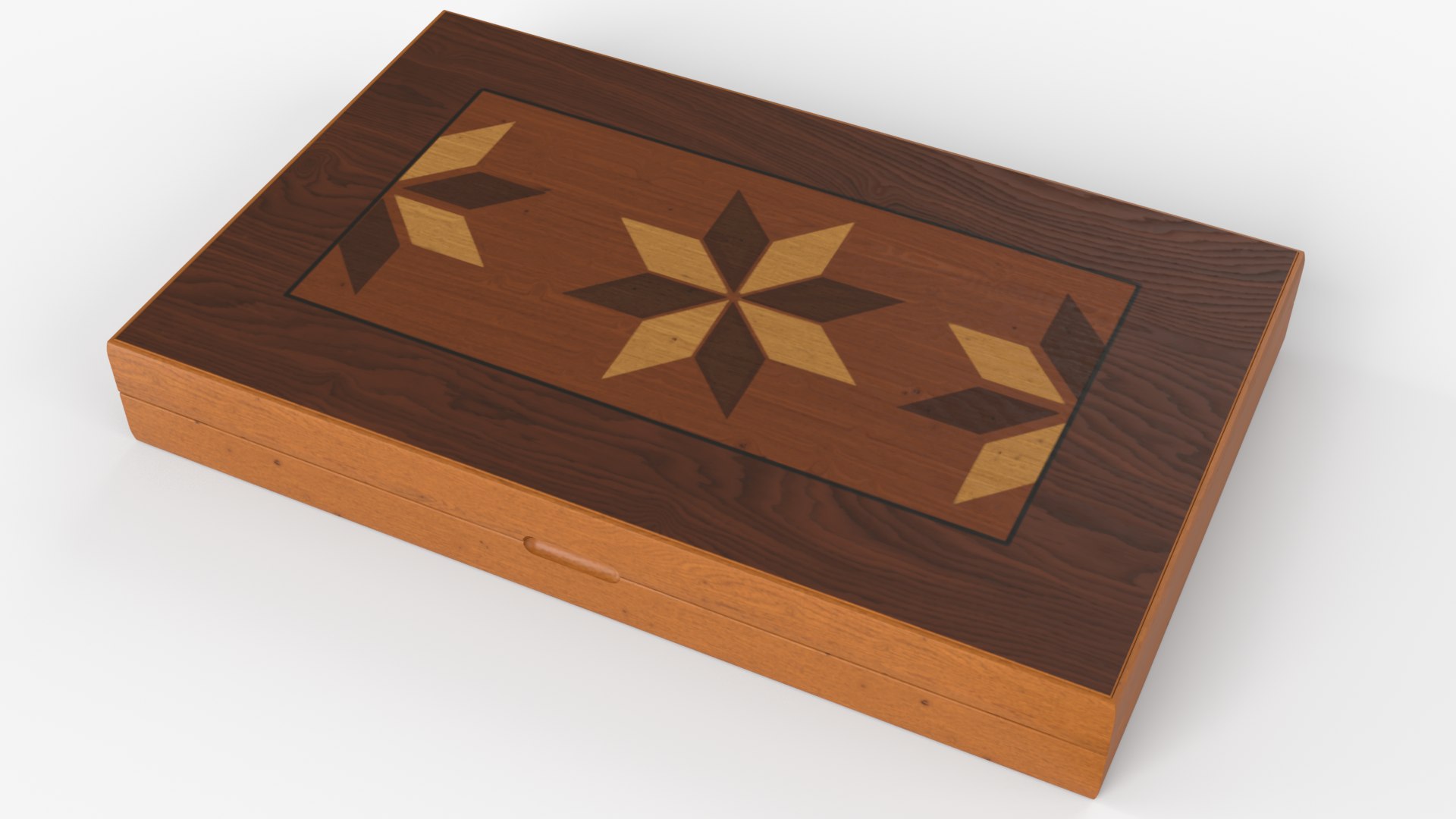Backgammon Game With Table Chairs Set 3D Model - TurboSquid 2197559