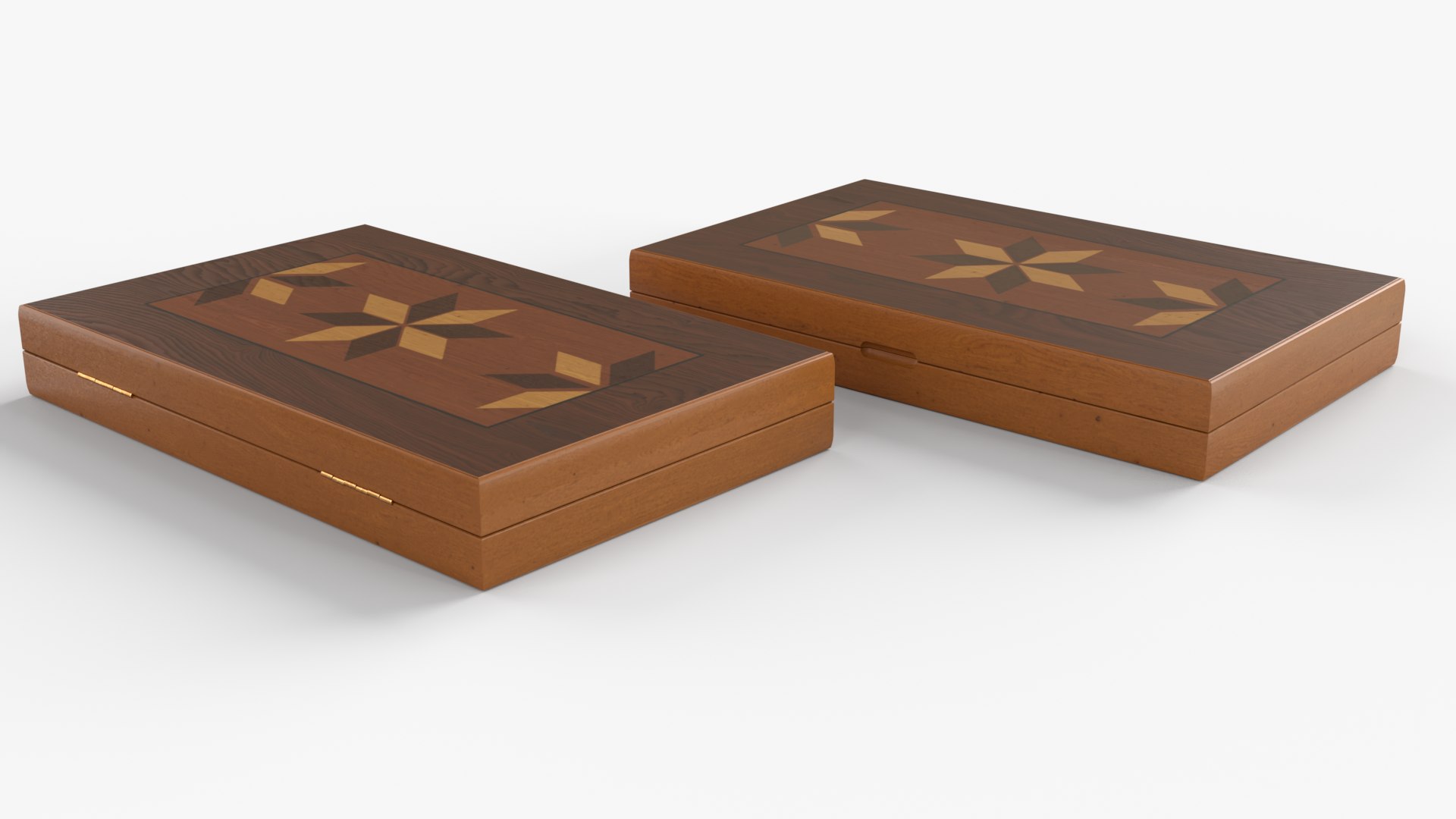 Backgammon Game With Table Chairs Set 3D Model - TurboSquid 2197559