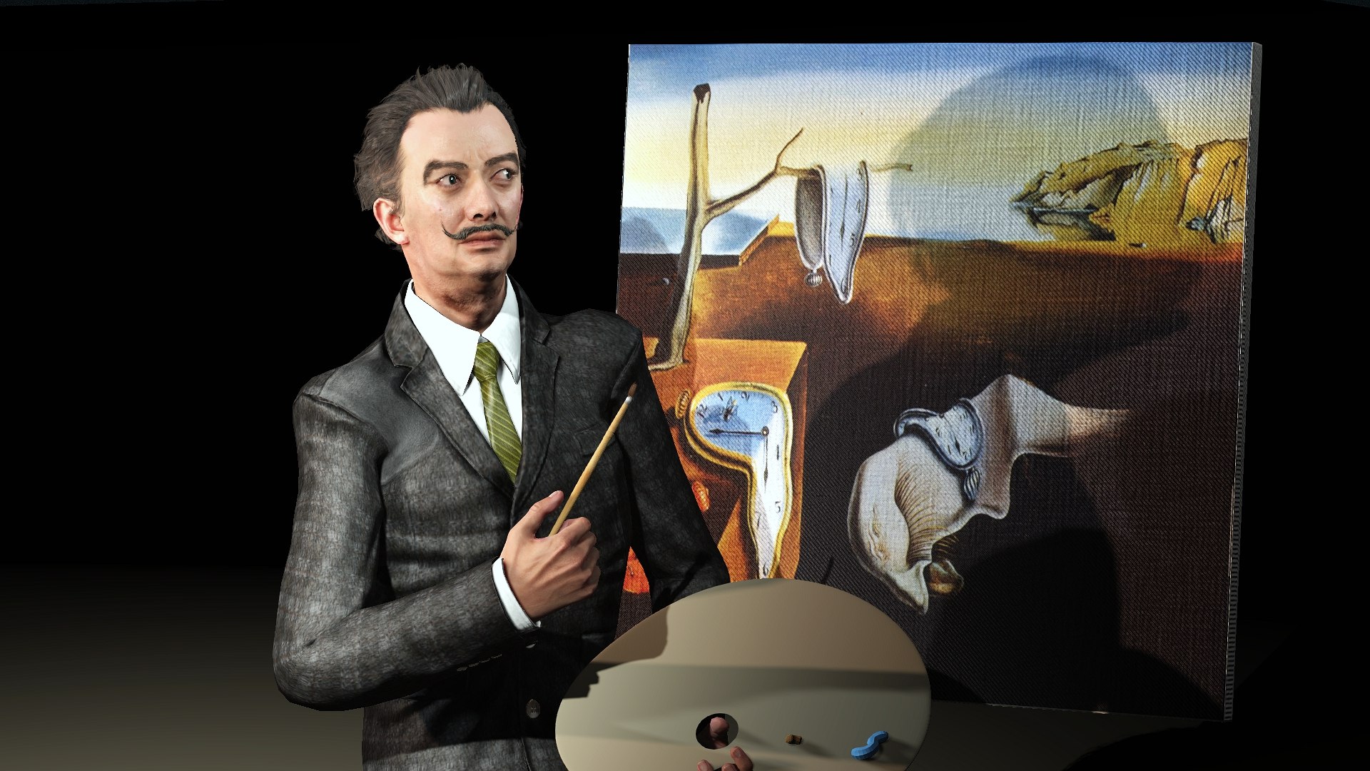 Salvador Dali 3D Model - TurboSquid 2037958