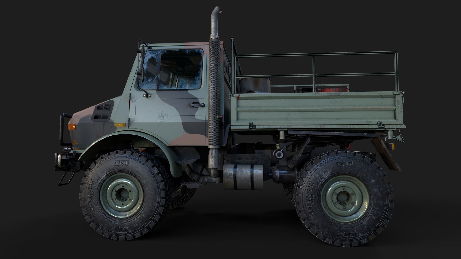 Unimog Military Model - TurboSquid 2400722
