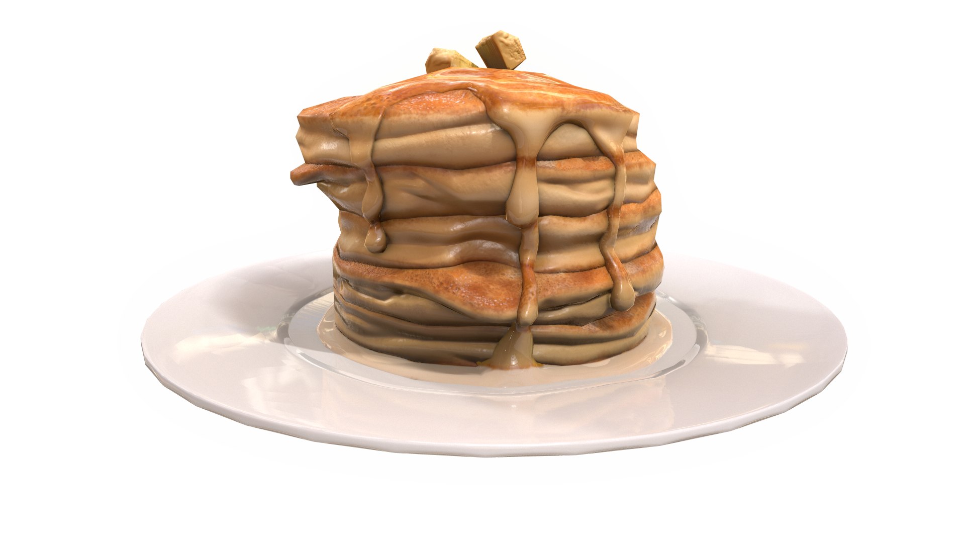 Pancake 3D Model - TurboSquid 2036642