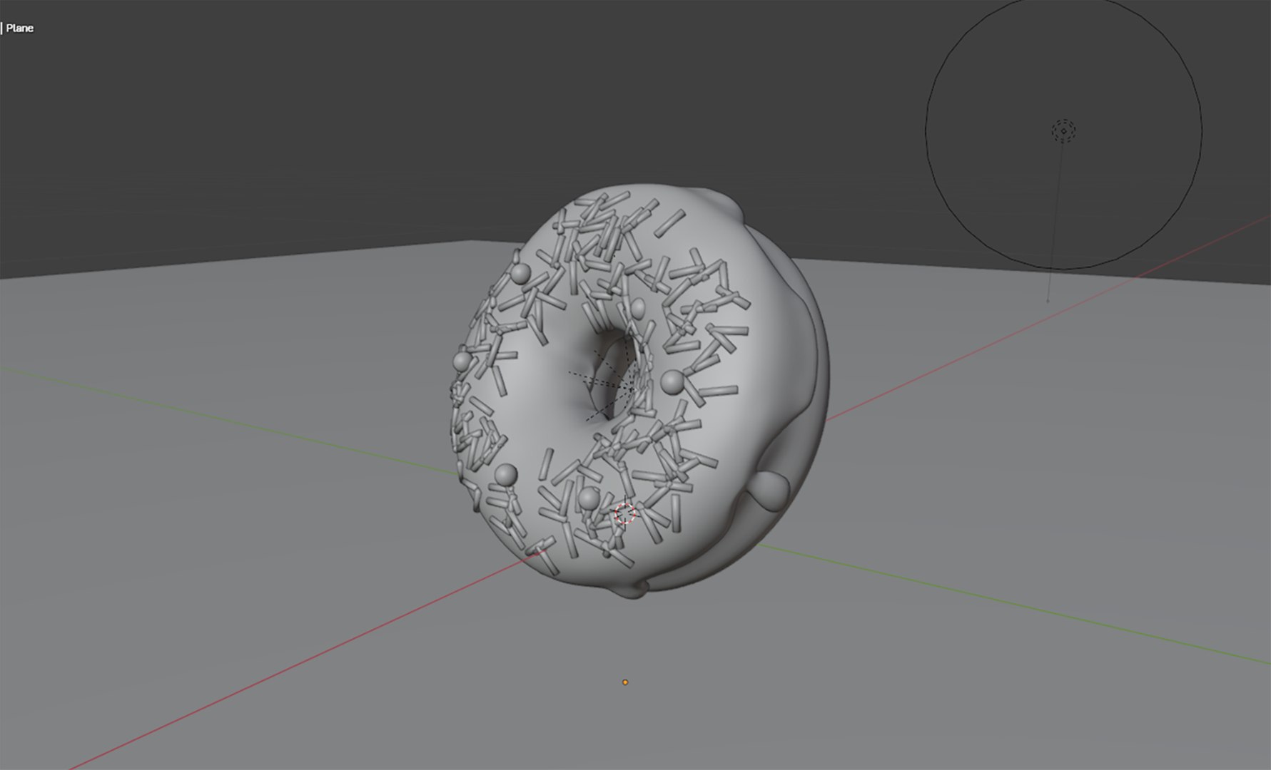 3D Model Chocolate Donut - TurboSquid 2259084