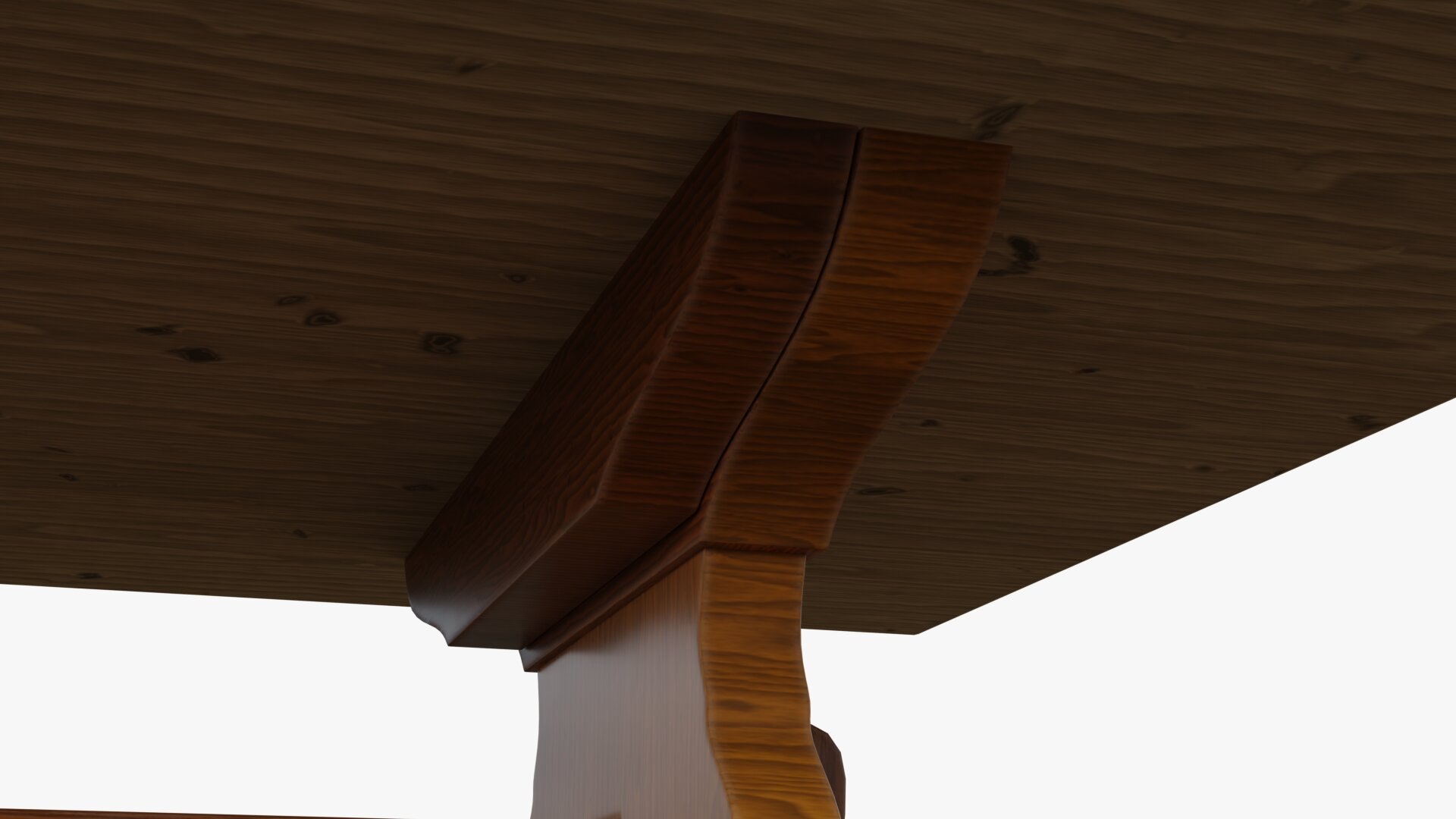 Trestle Table Model - TurboSquid 1754838