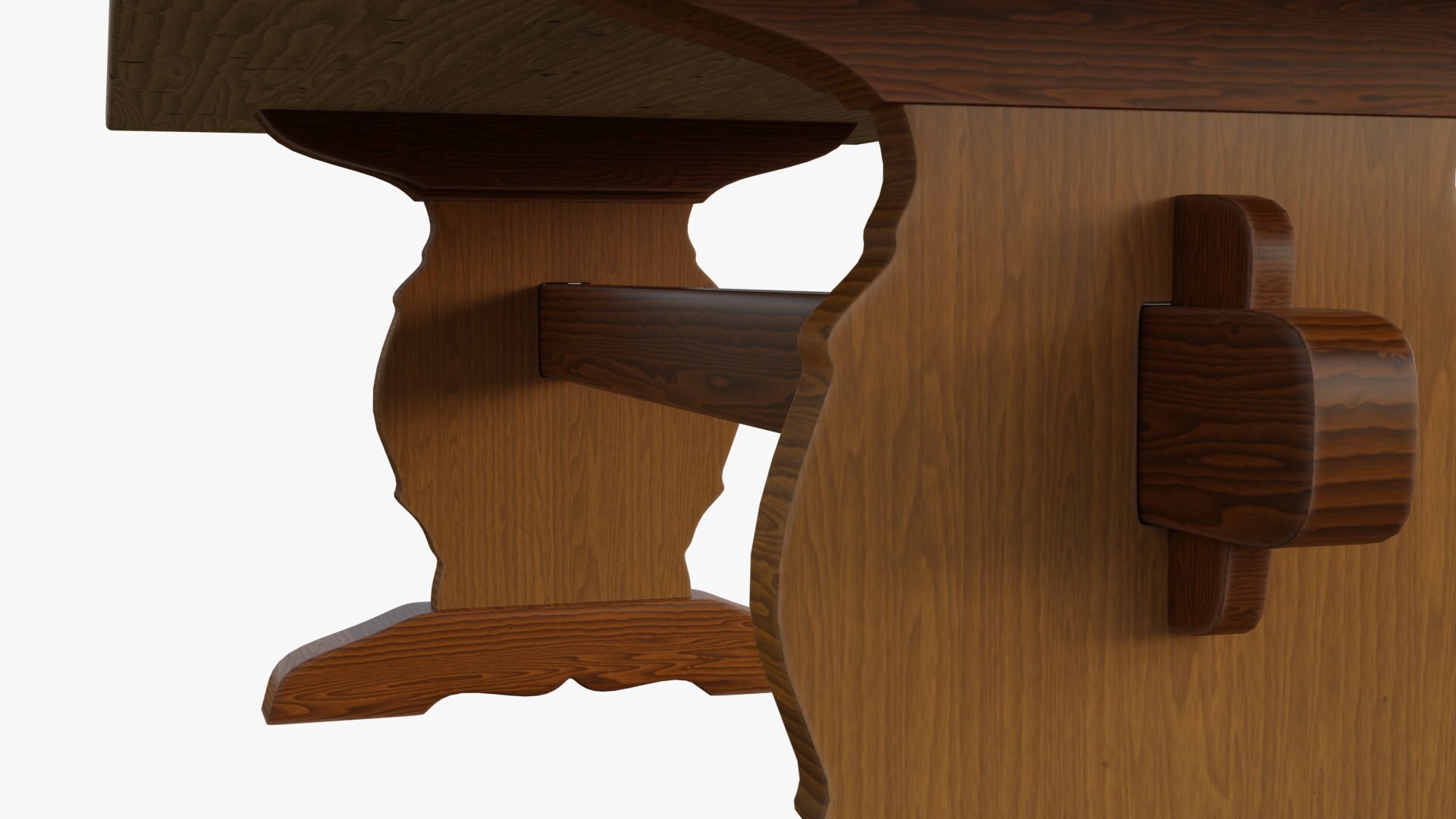 Trestle Table Model - TurboSquid 1754838