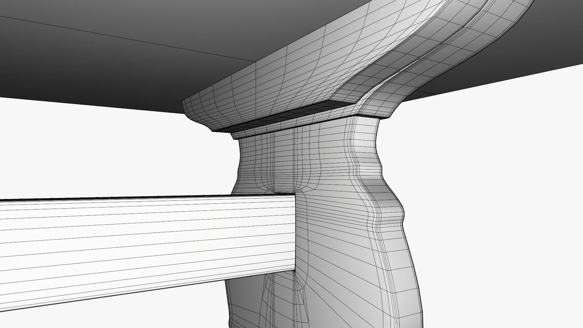 Trestle Table Model - TurboSquid 1754838