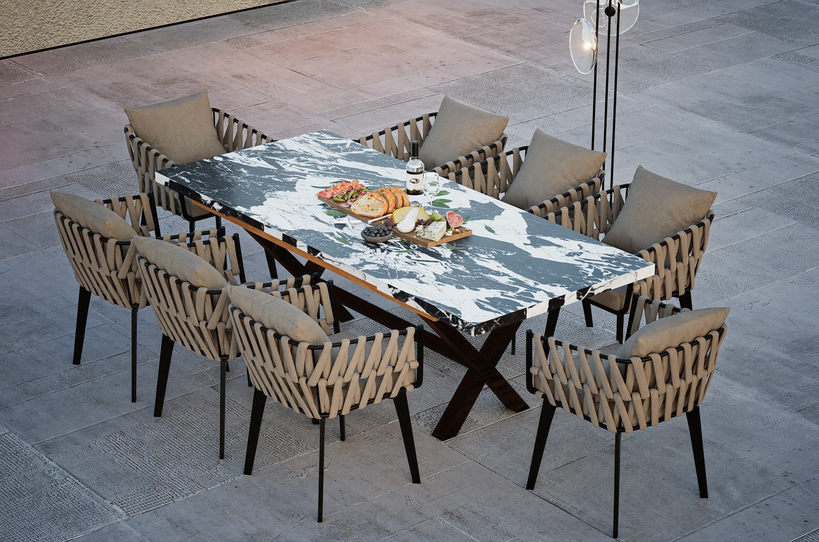 3D Outdoor Dining Table 3D Model 3D Model - TurboSquid 2383540