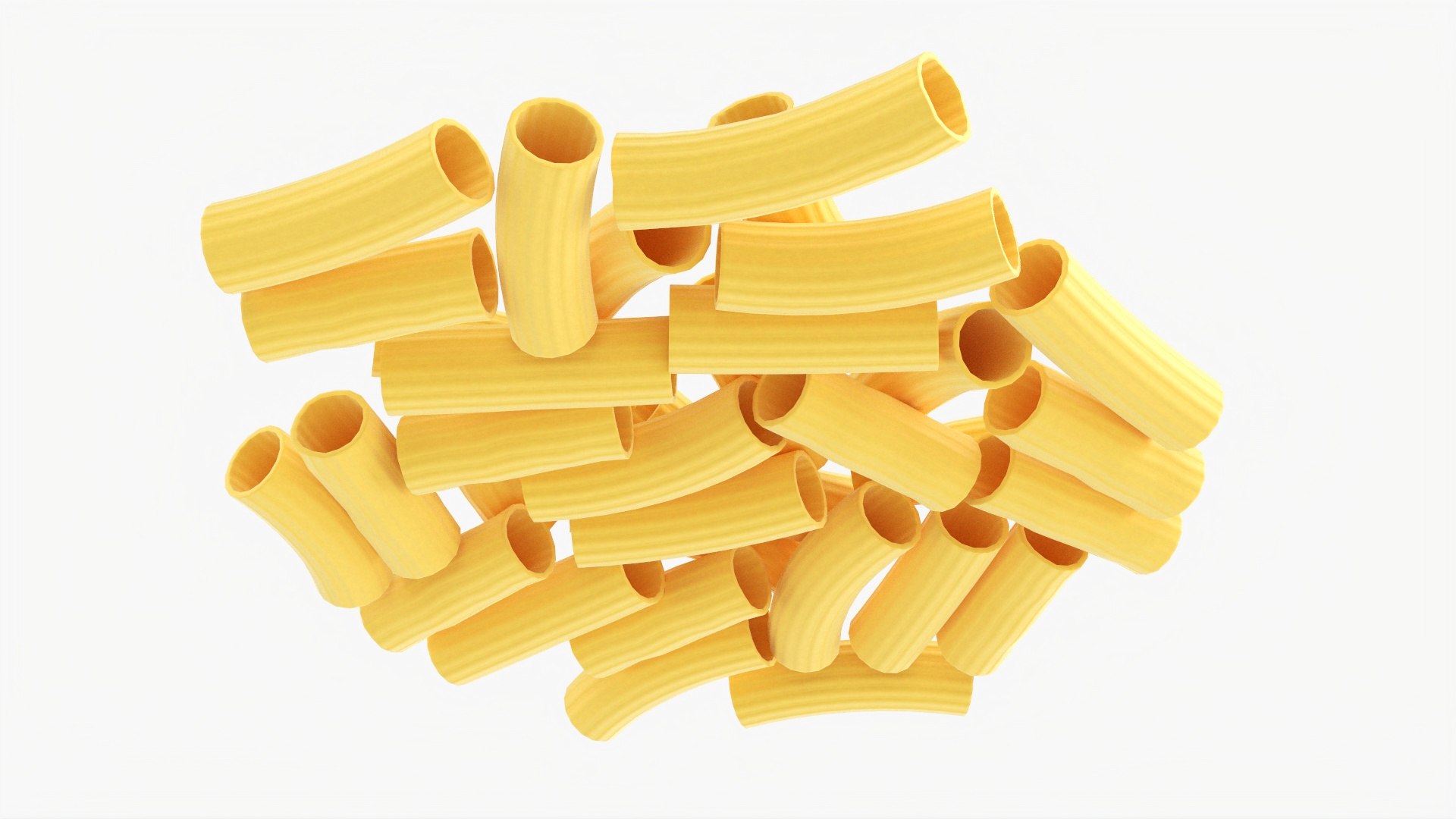 Maccheroni Pasta 3D Model - TurboSquid 1770483