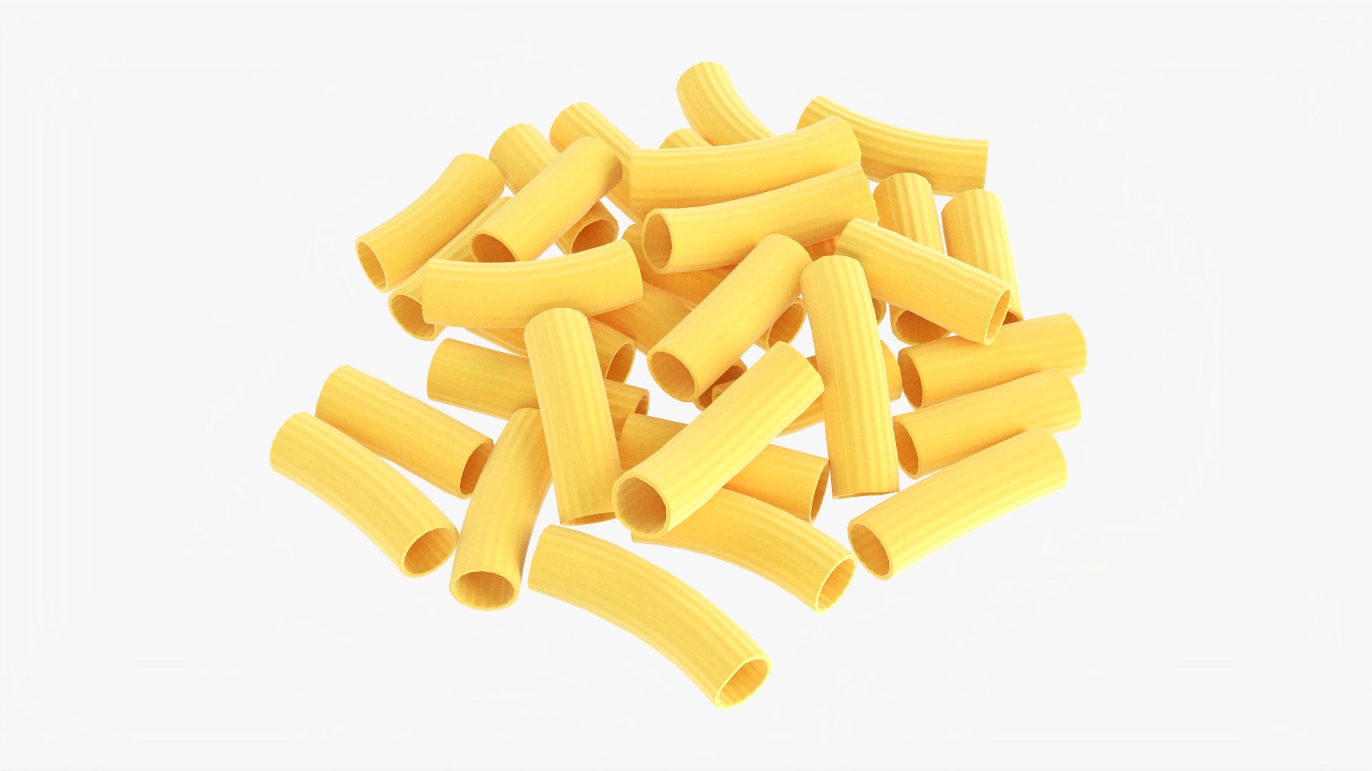Maccheroni Pasta 3D Model - TurboSquid 1770483