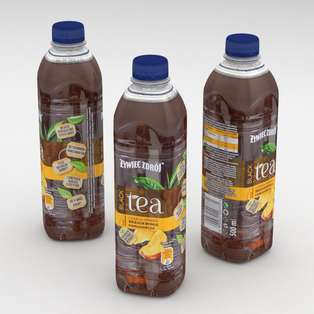 Ice tea beverage model - TurboSquid 1595240