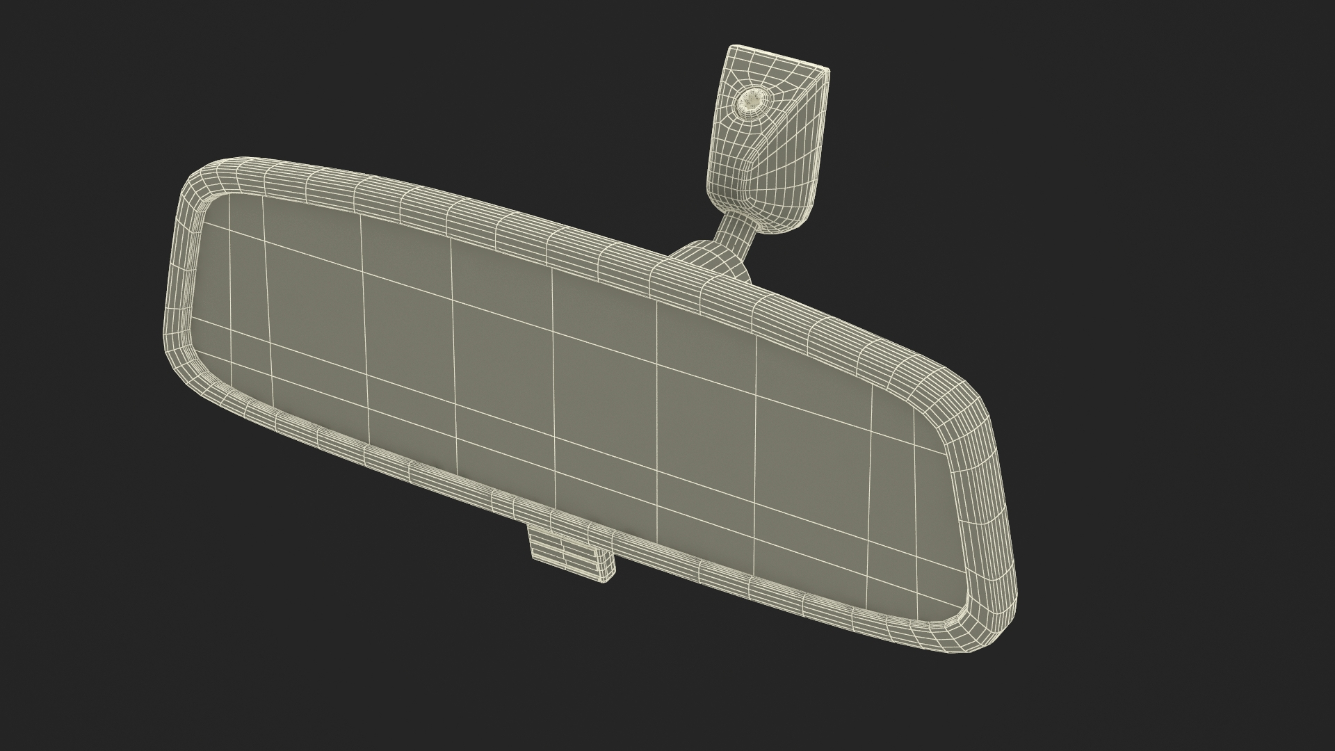 Car Interior Rear View Mirror 3D - TurboSquid 2158693