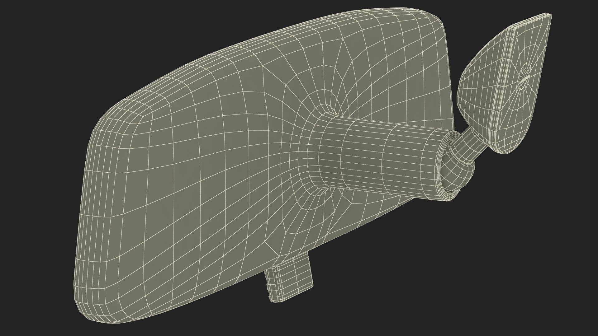 Car Interior Rear View Mirror 3D - TurboSquid 2158693