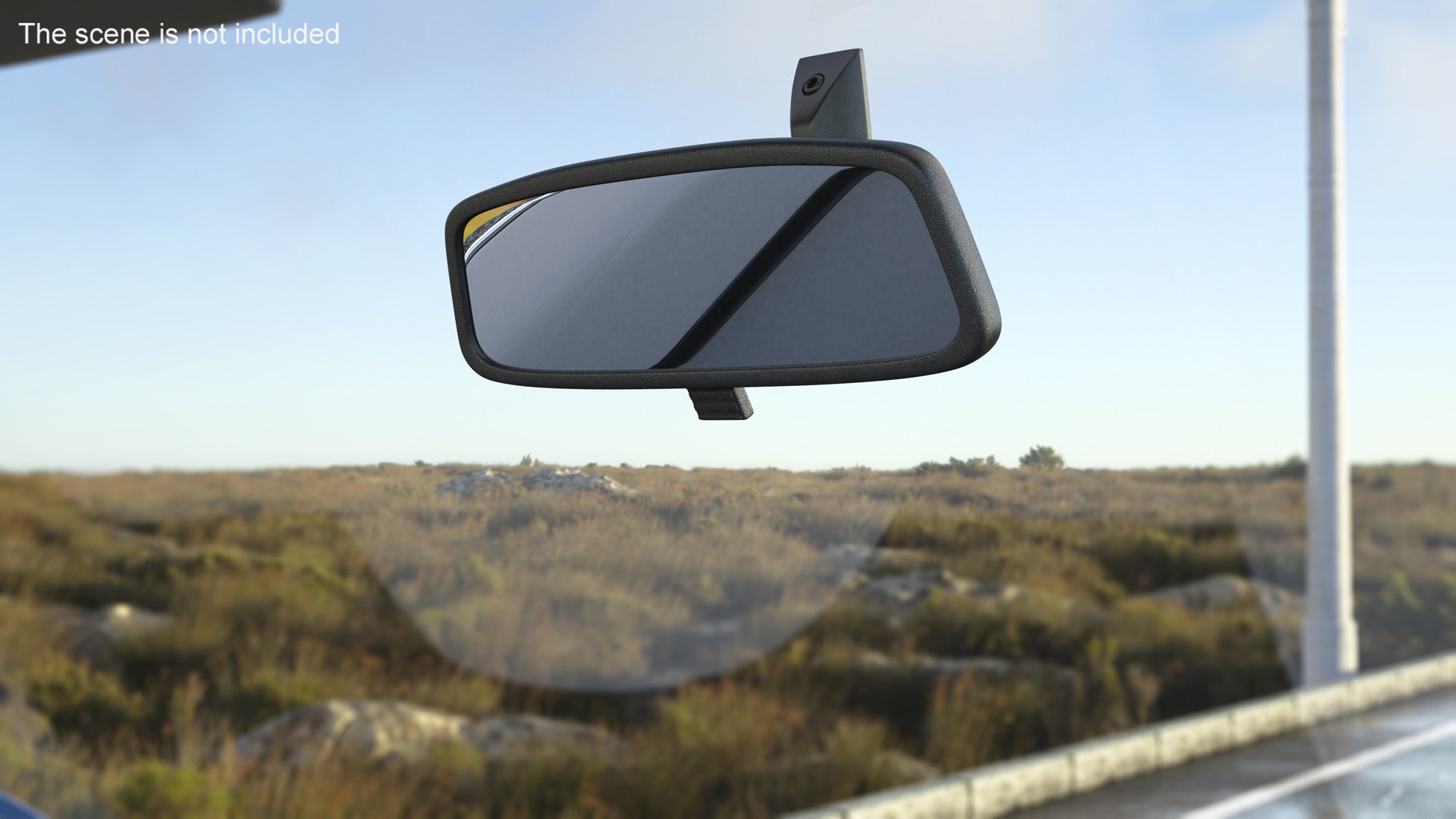 Car Interior Rear View Mirror 3D - TurboSquid 2158693