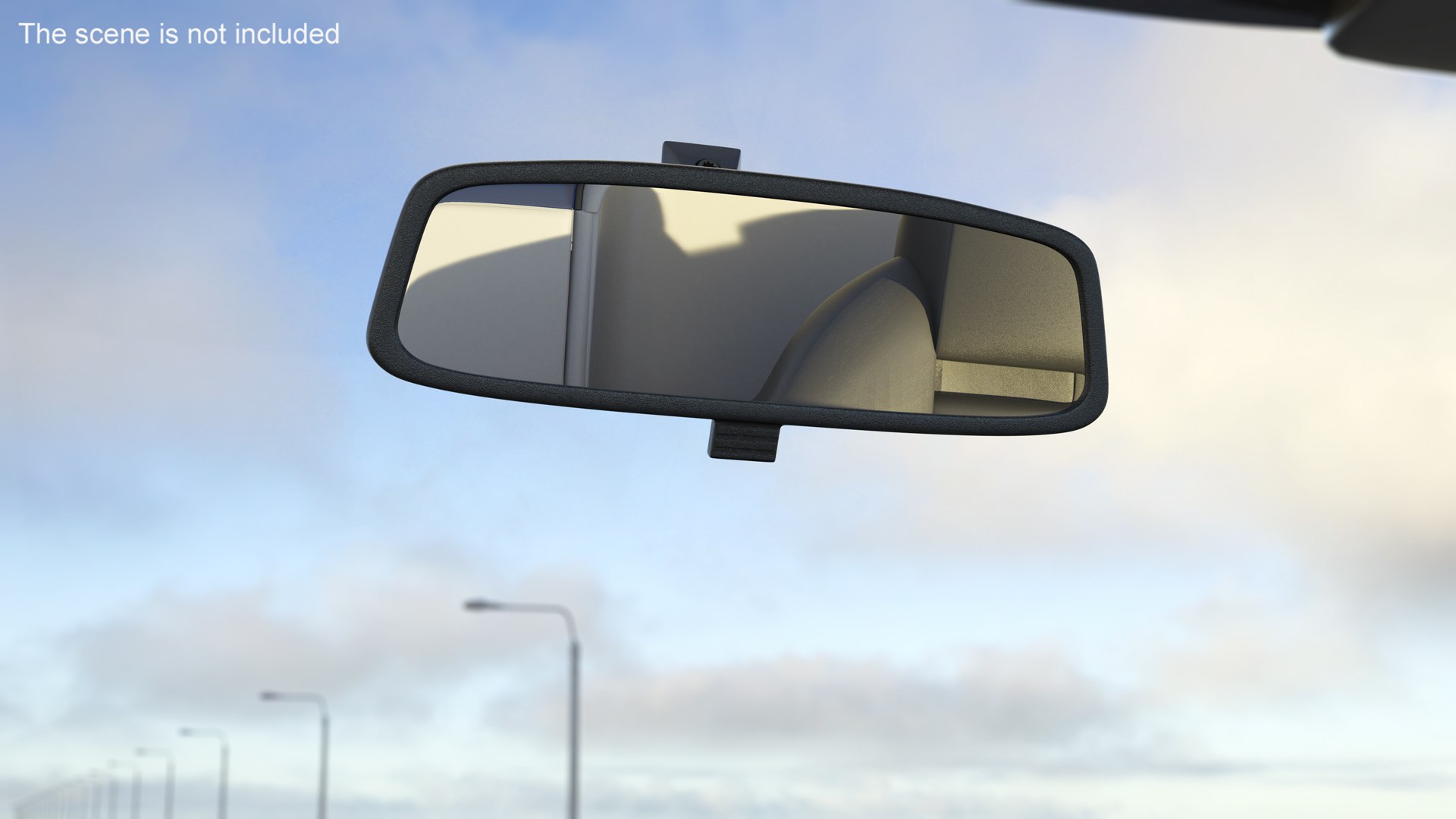 Car Interior Rear View Mirror 3D - TurboSquid 2158693