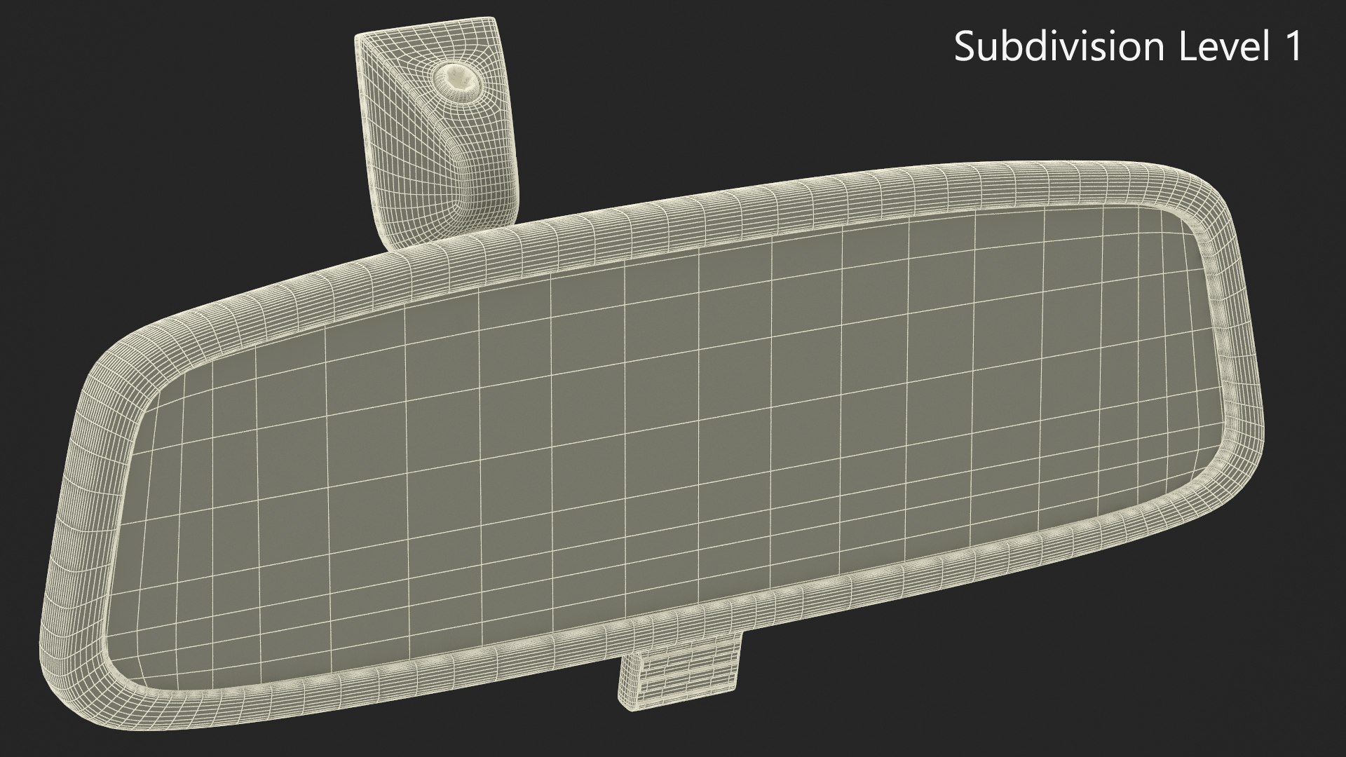 Car Interior Rear View Mirror 3D - TurboSquid 2158693