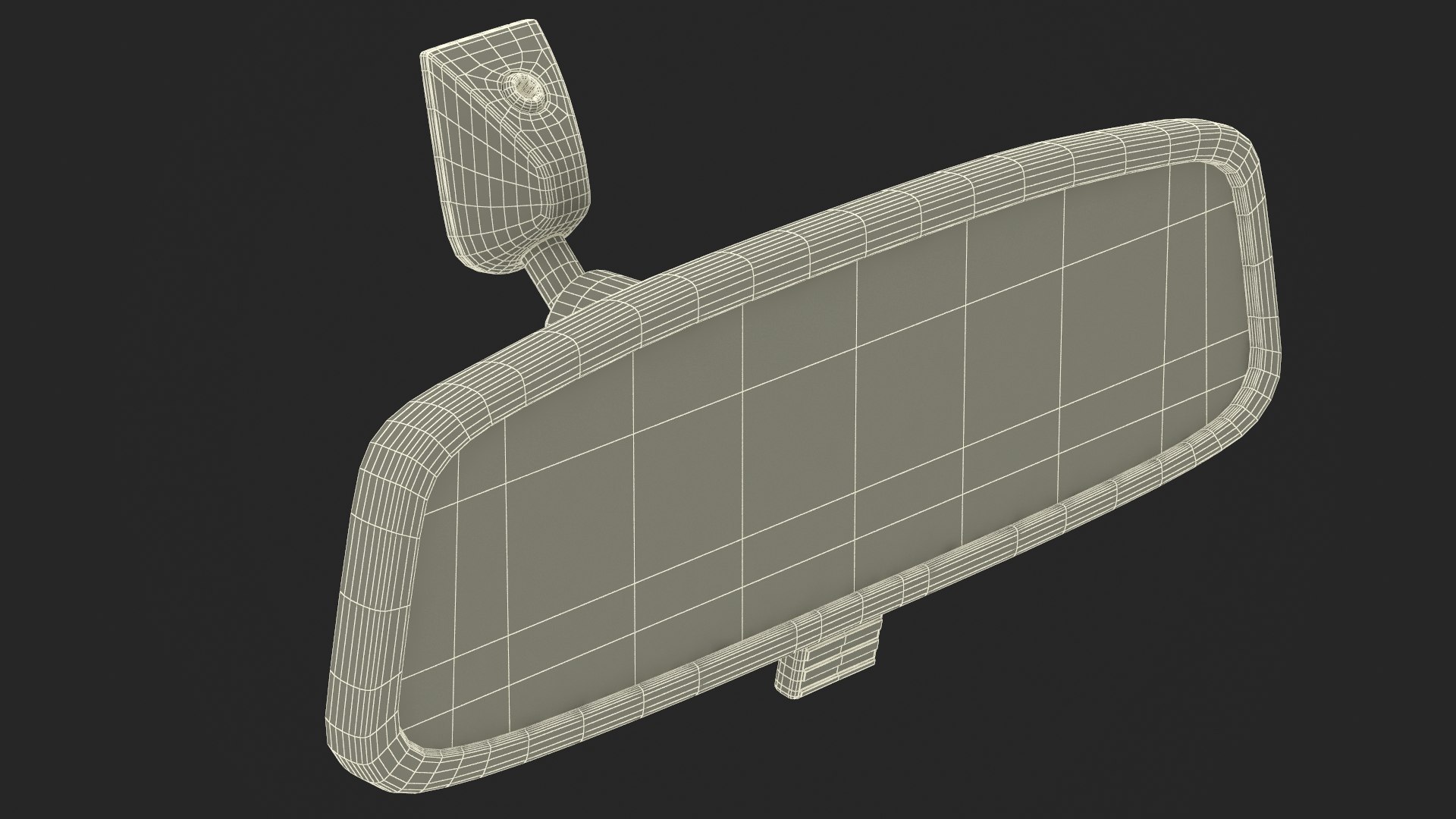 Car Interior Rear View Mirror 3D - TurboSquid 2158693