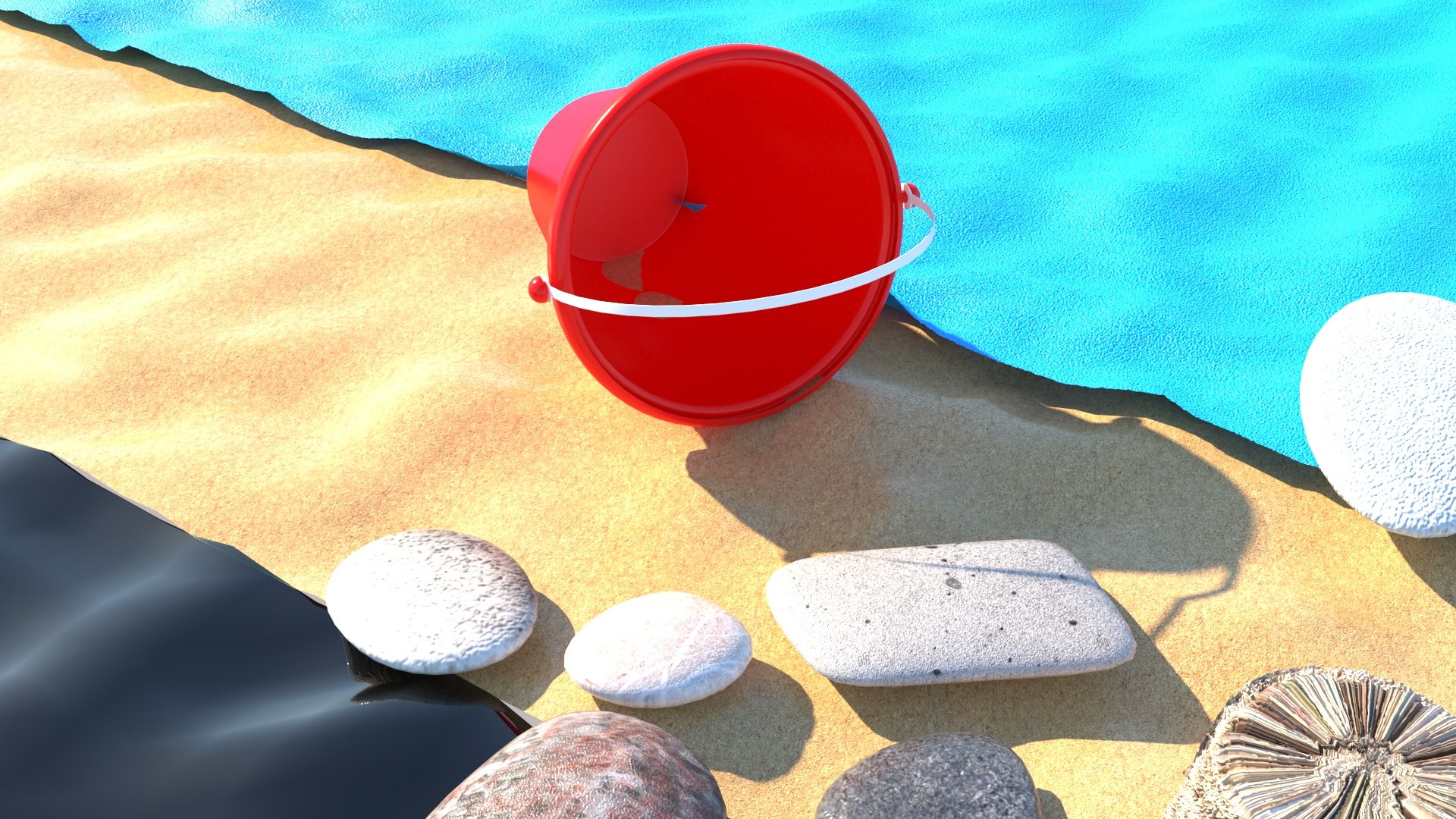 Beach Model - TurboSquid 1822030