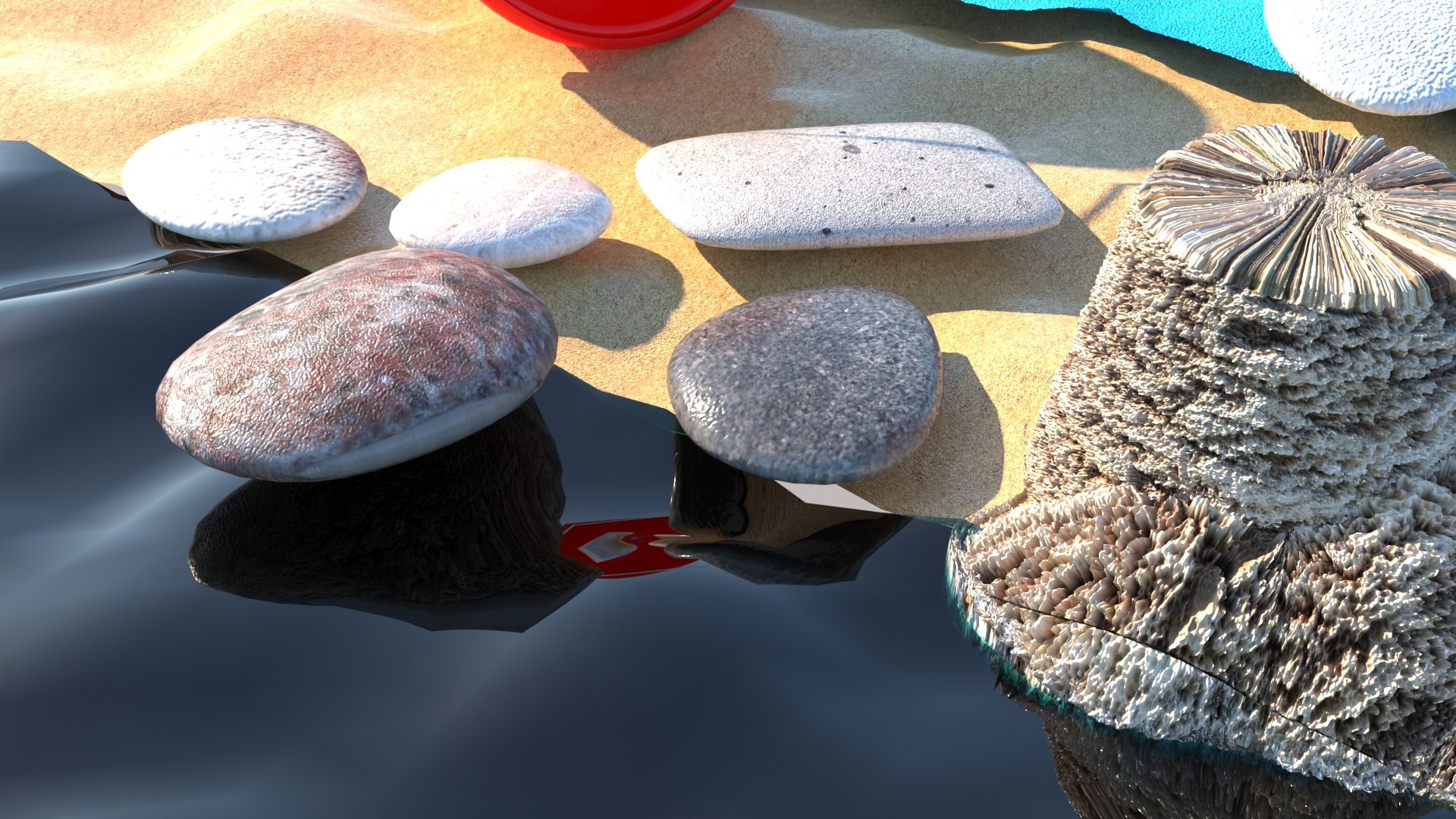Beach Model - TurboSquid 1822030