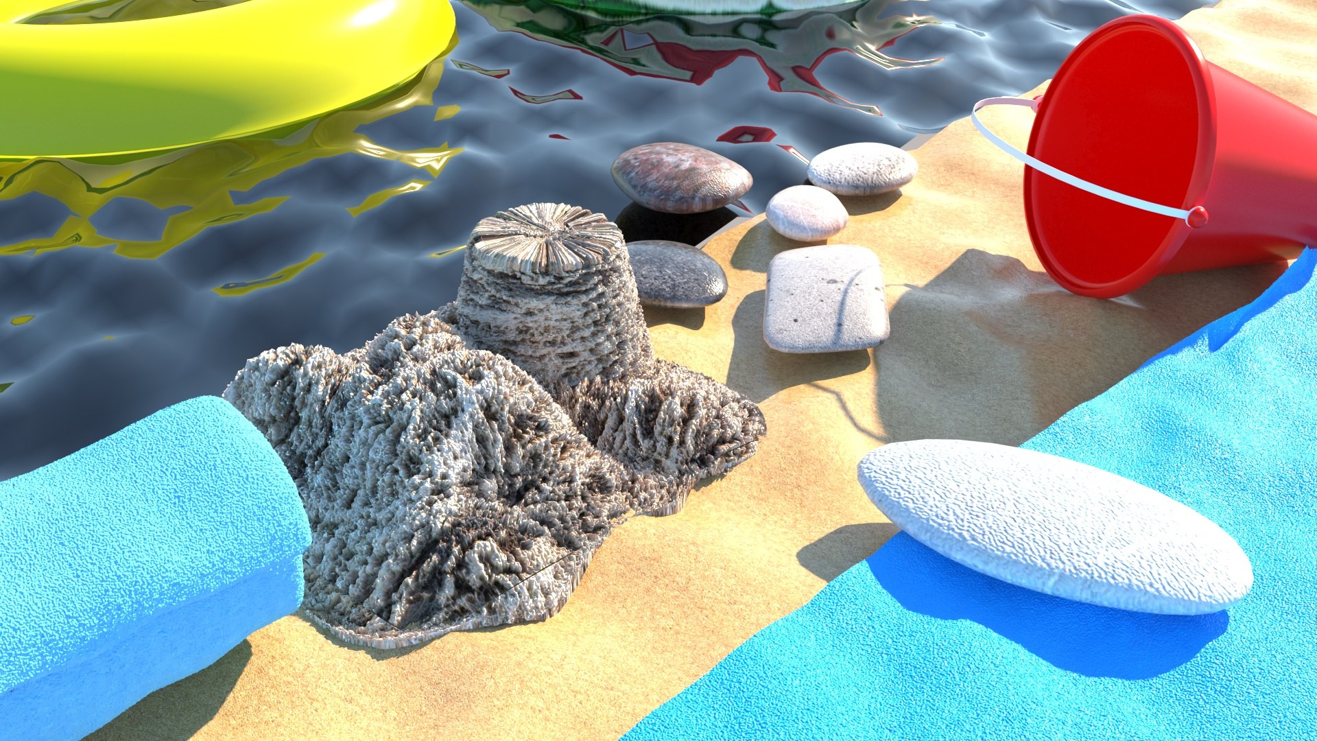 Beach Model - TurboSquid 1822030