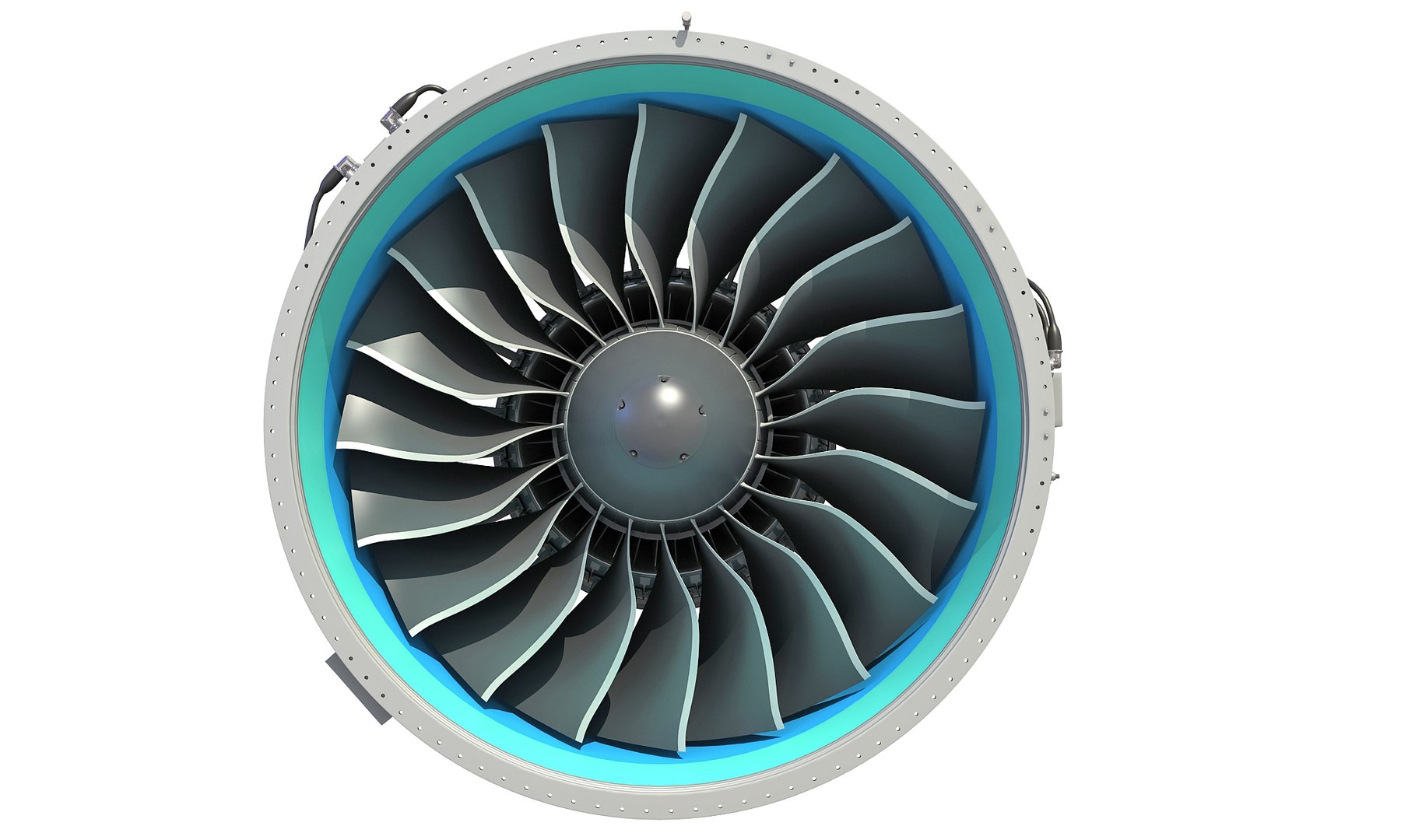 3D Geared Turbofan Engine Cutaway - TurboSquid 1470867