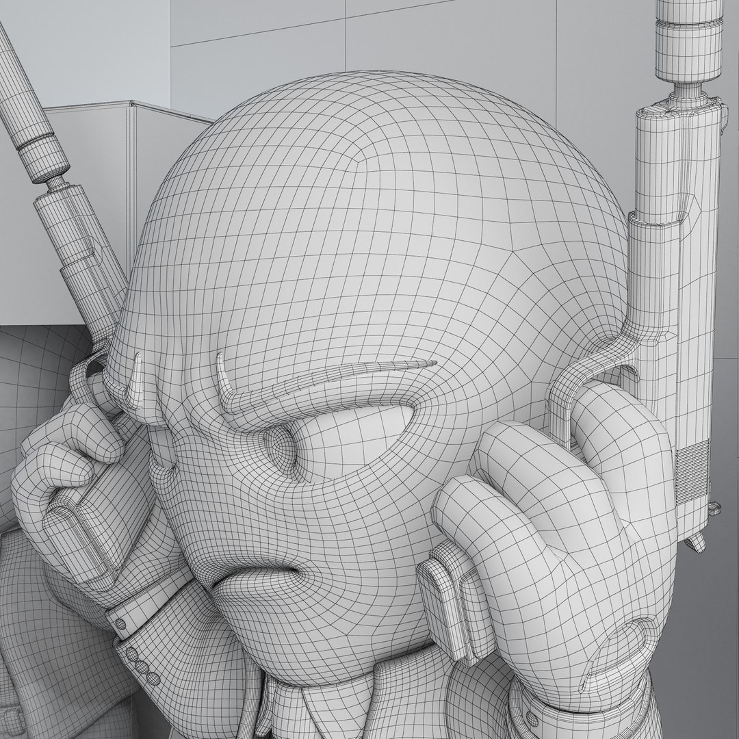 Toy Hitman 3d Model