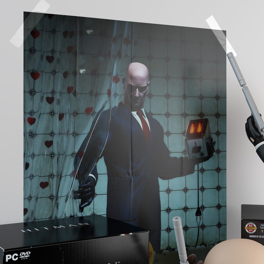 Toy Hitman 3d Model
