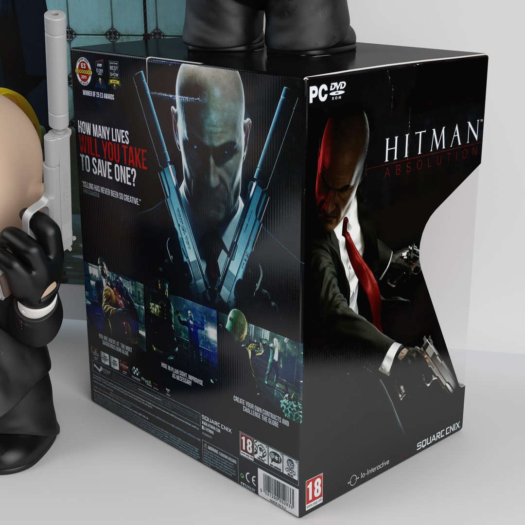 Toy Hitman 3d Model