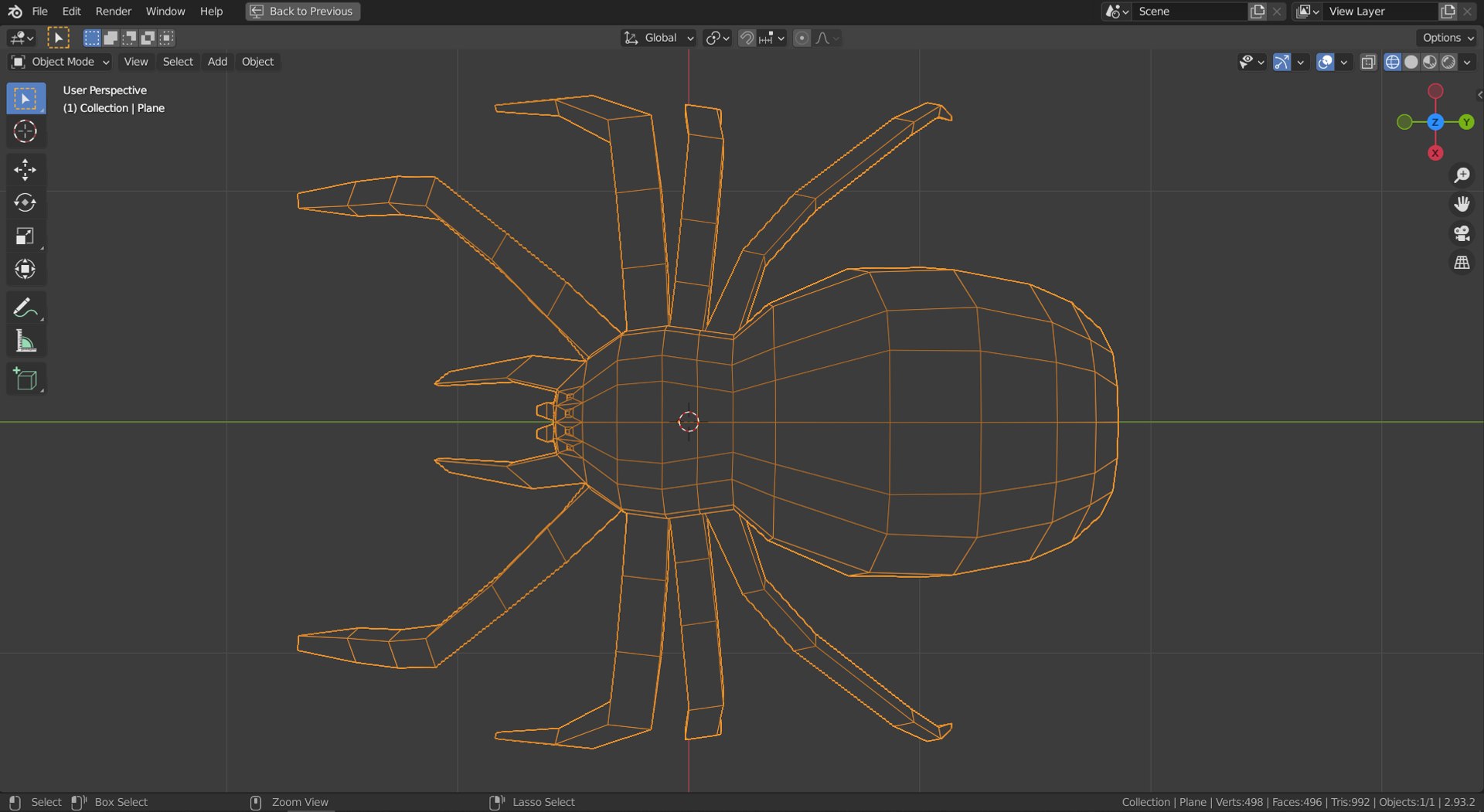3D Model Low-poly Spider - TurboSquid 1777239