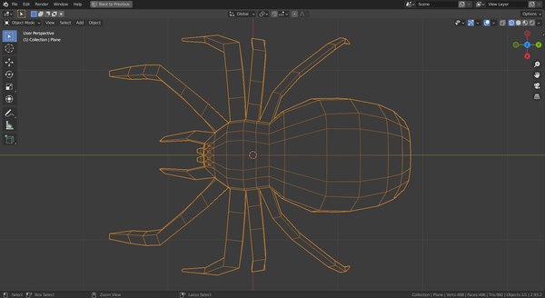 3D model Low-poly Spider - TurboSquid 1777239