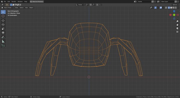 3D model Low-poly Spider - TurboSquid 1777239