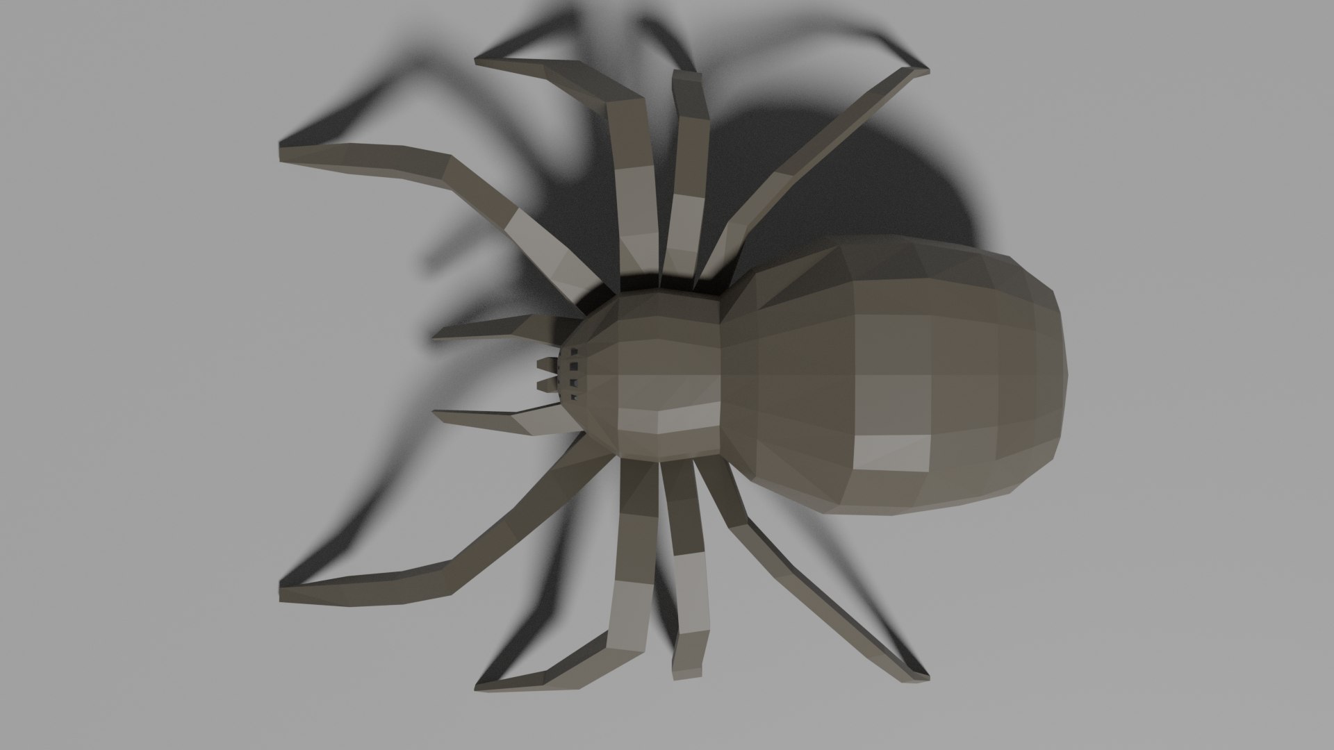 3D Model Low-poly Spider - TurboSquid 1777239