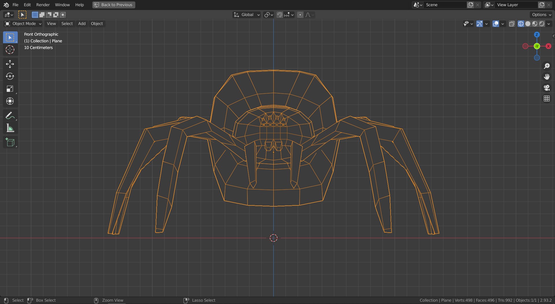 3D Model Low-poly Spider - TurboSquid 1777239