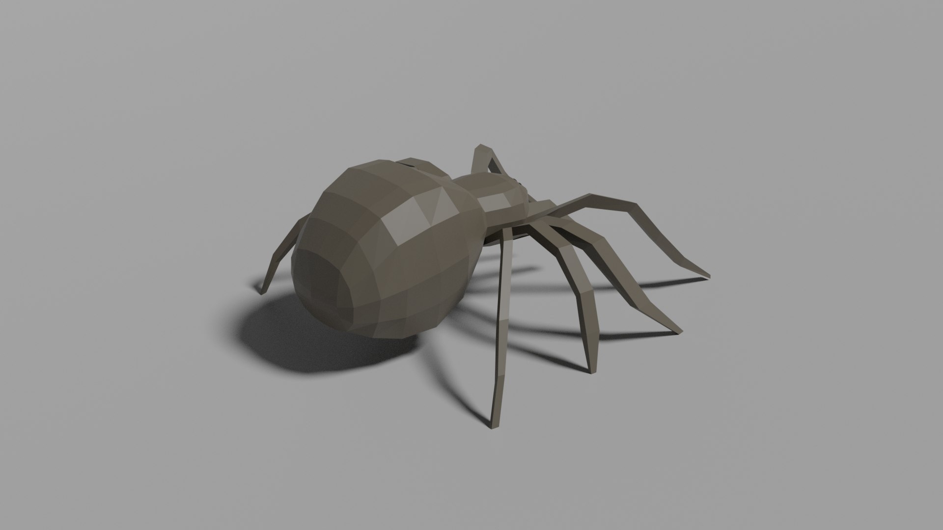 3D Model Low-poly Spider - TurboSquid 1777239