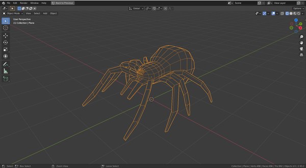 3D model Low-poly Spider - TurboSquid 1777239